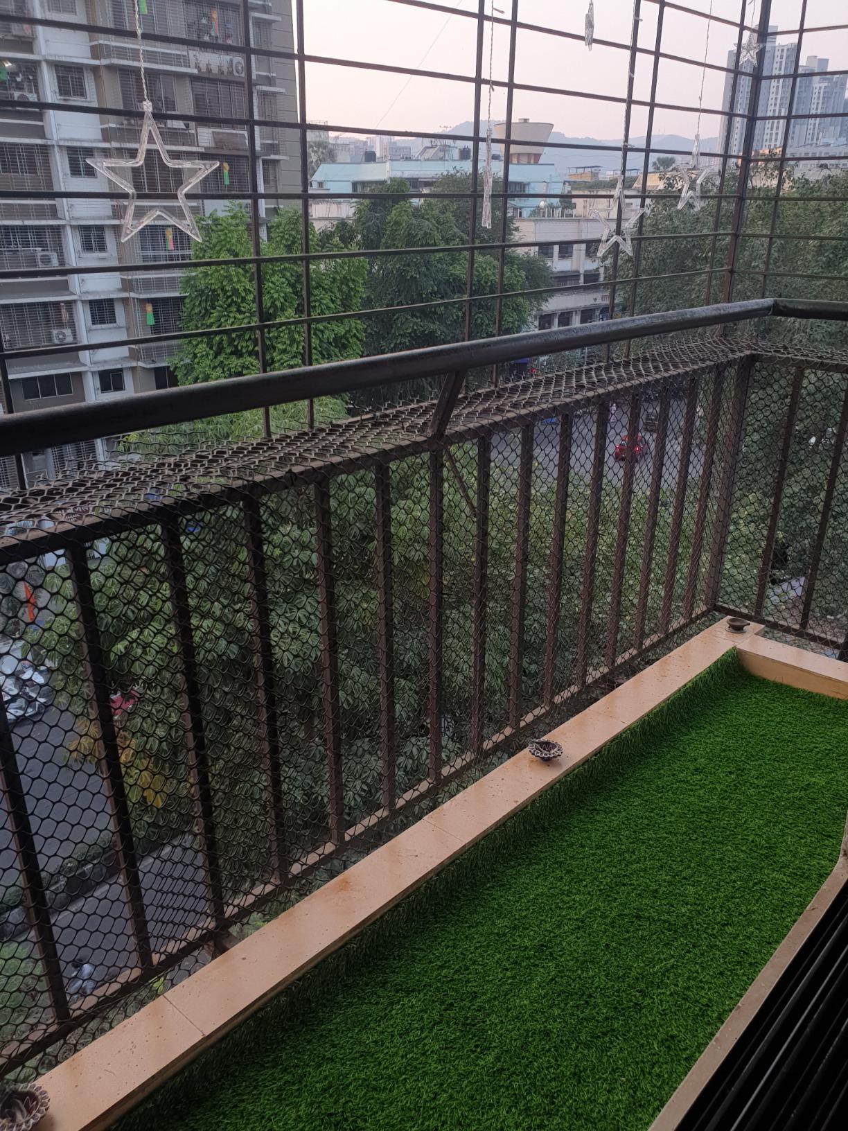 F2L 35mm Artificial Grass Mat for Balcony | Green Lawn Floor Carpet for ...