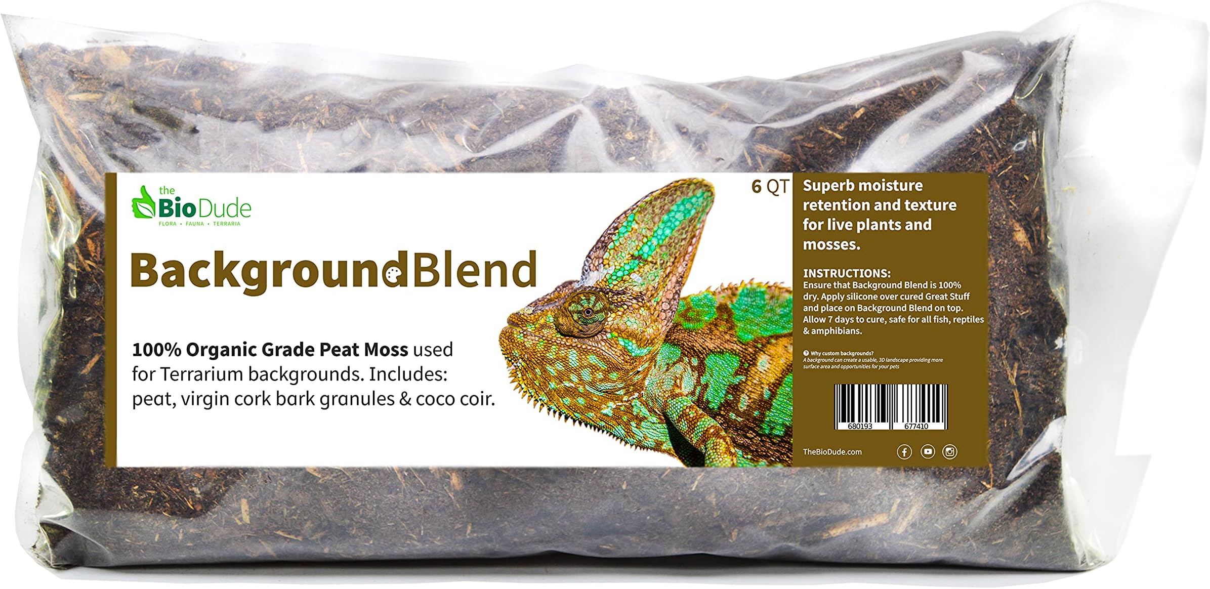 Amazon.com : The Bio Dude Background Blend 6 quarts for bioactive ...