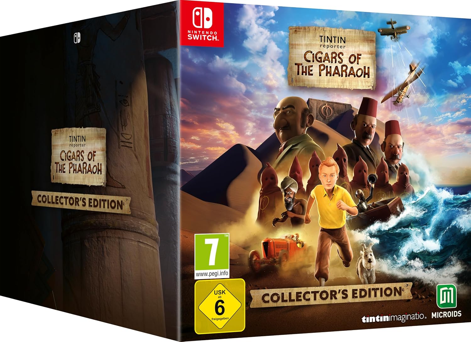 Tintin Reporter: Cigars of the Pharaoh - Collector's Edition (Nintendo ...