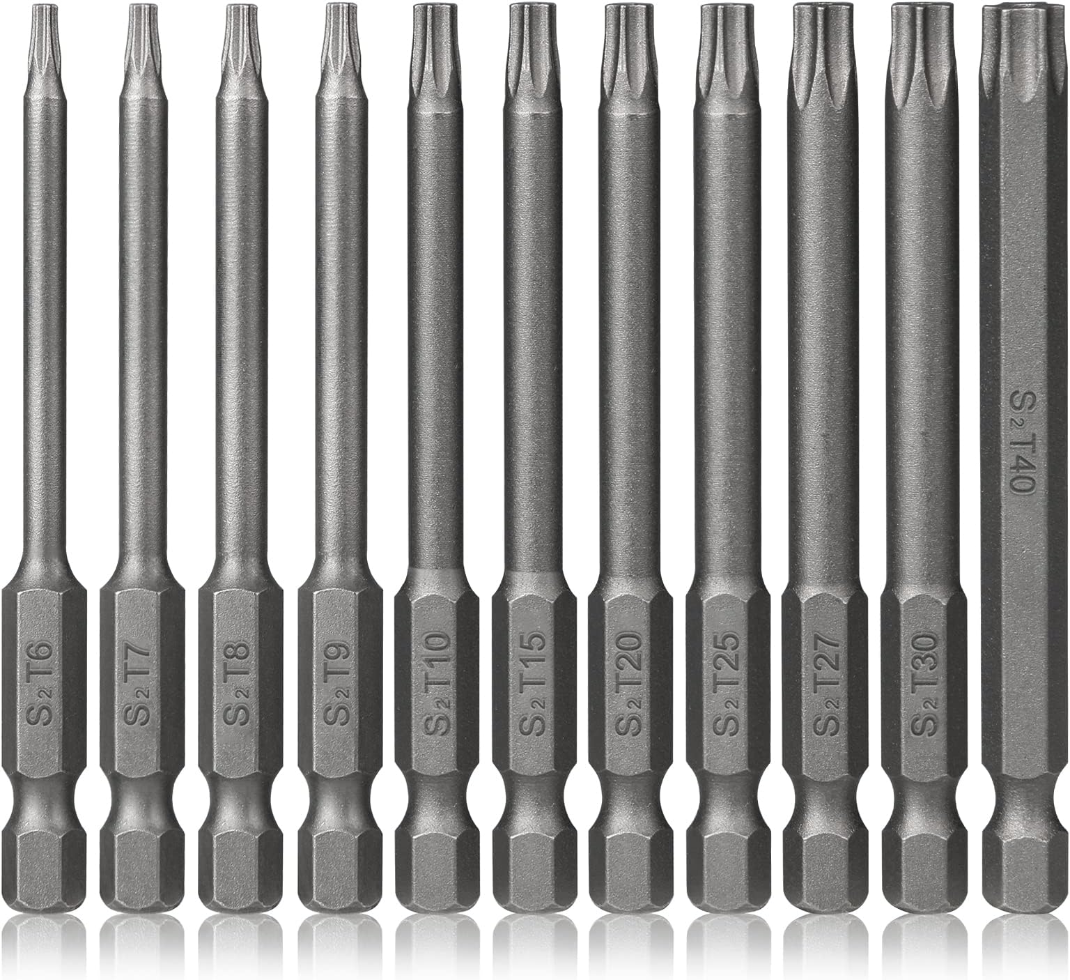 Torx Bit Set Hakkin 13Pcs Impact Torx Bit Set S2 Steel 75mm Heavy Duty ...