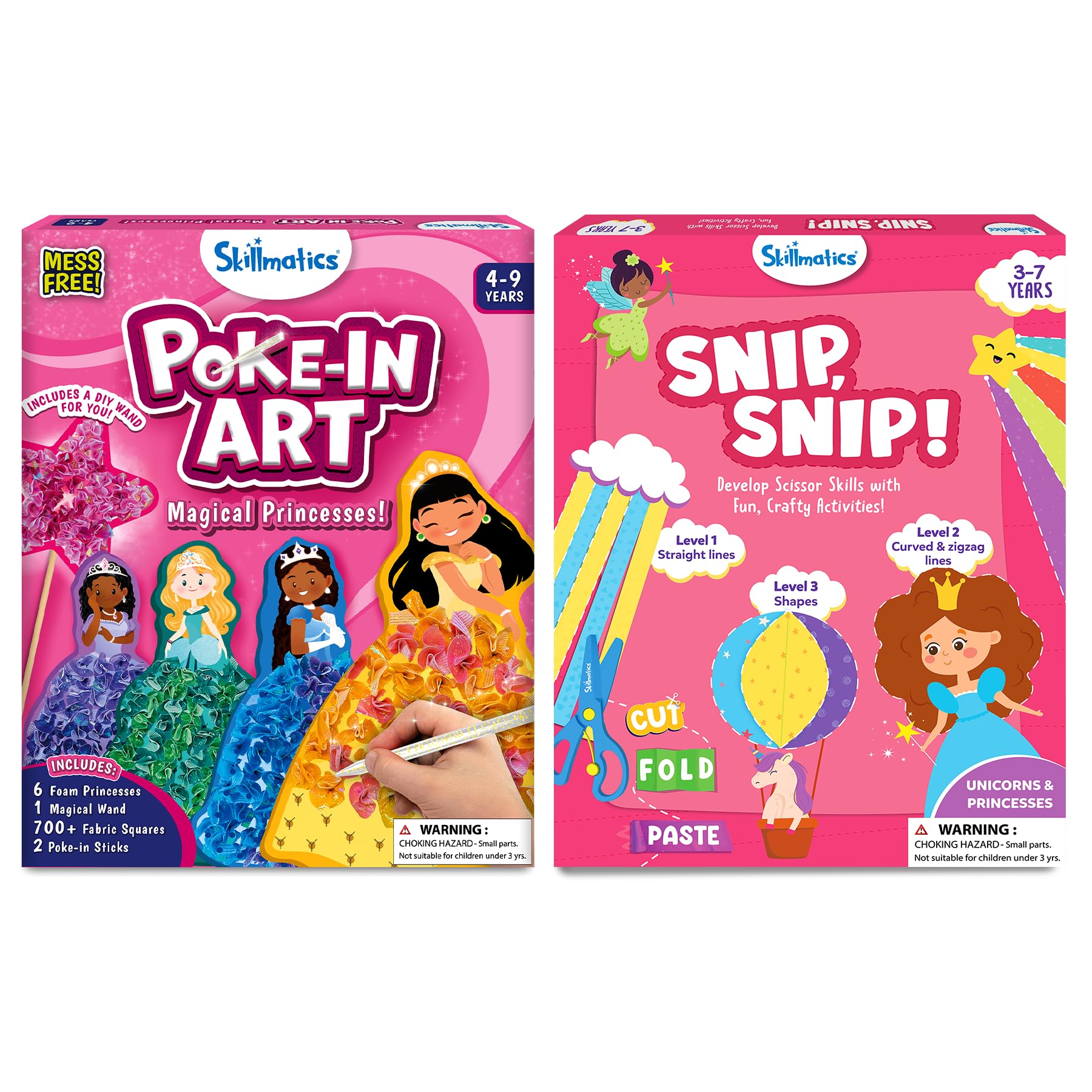 Amazon.com: Skillmatics Poke-in Art Magical Princess & Snip Snip ...