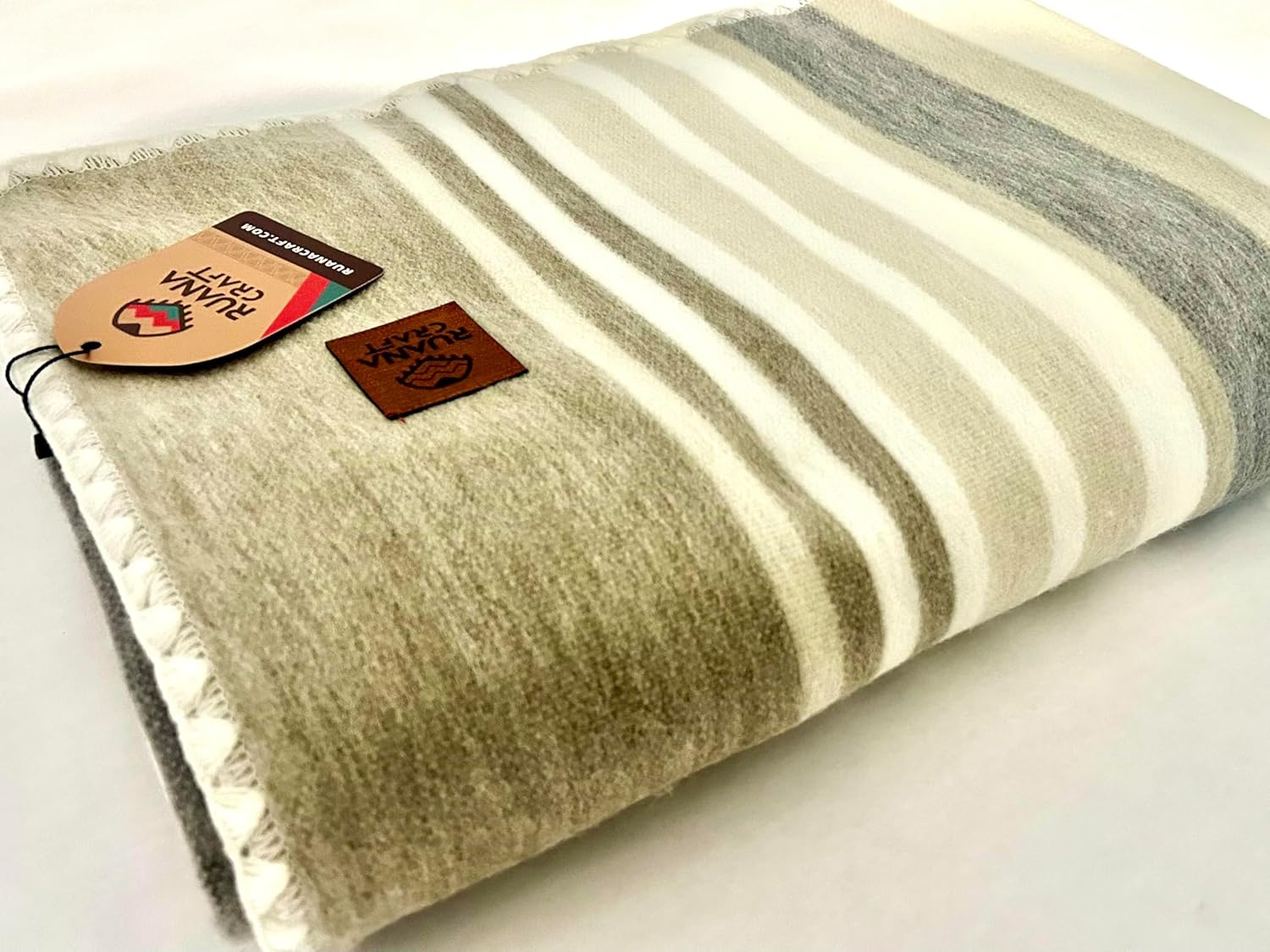 Amazon.com: Alpaca Wool Blanket Throw | Large, Stylish & Warm with ...