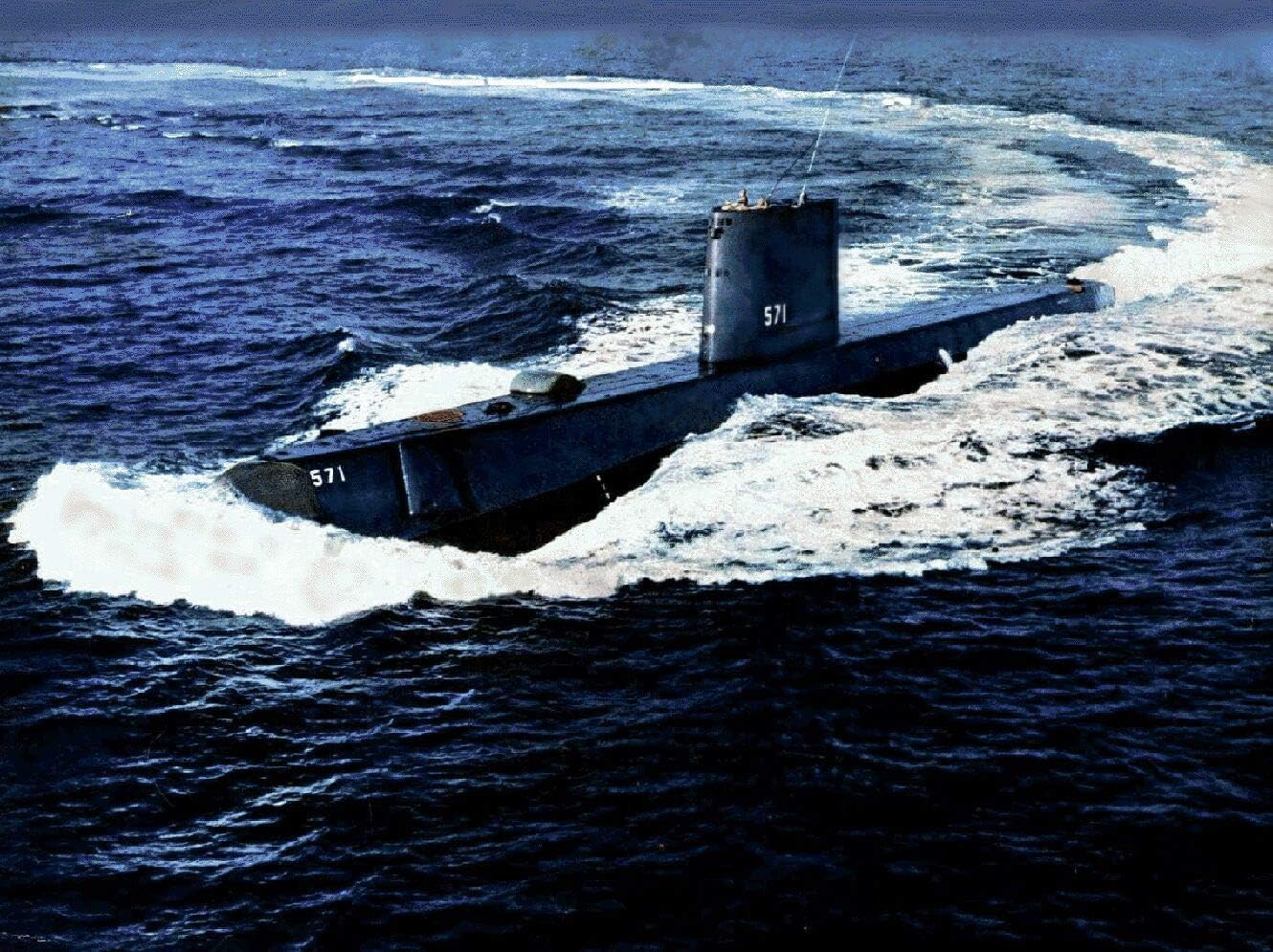 Amazon.com: Home Comforts Military United States Navy Warships ...