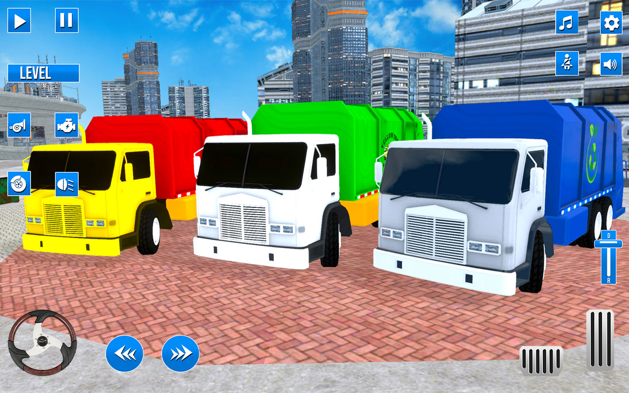 Garbage Truck Driving Simulator City Dump Games Real Dumper Driver Life ...