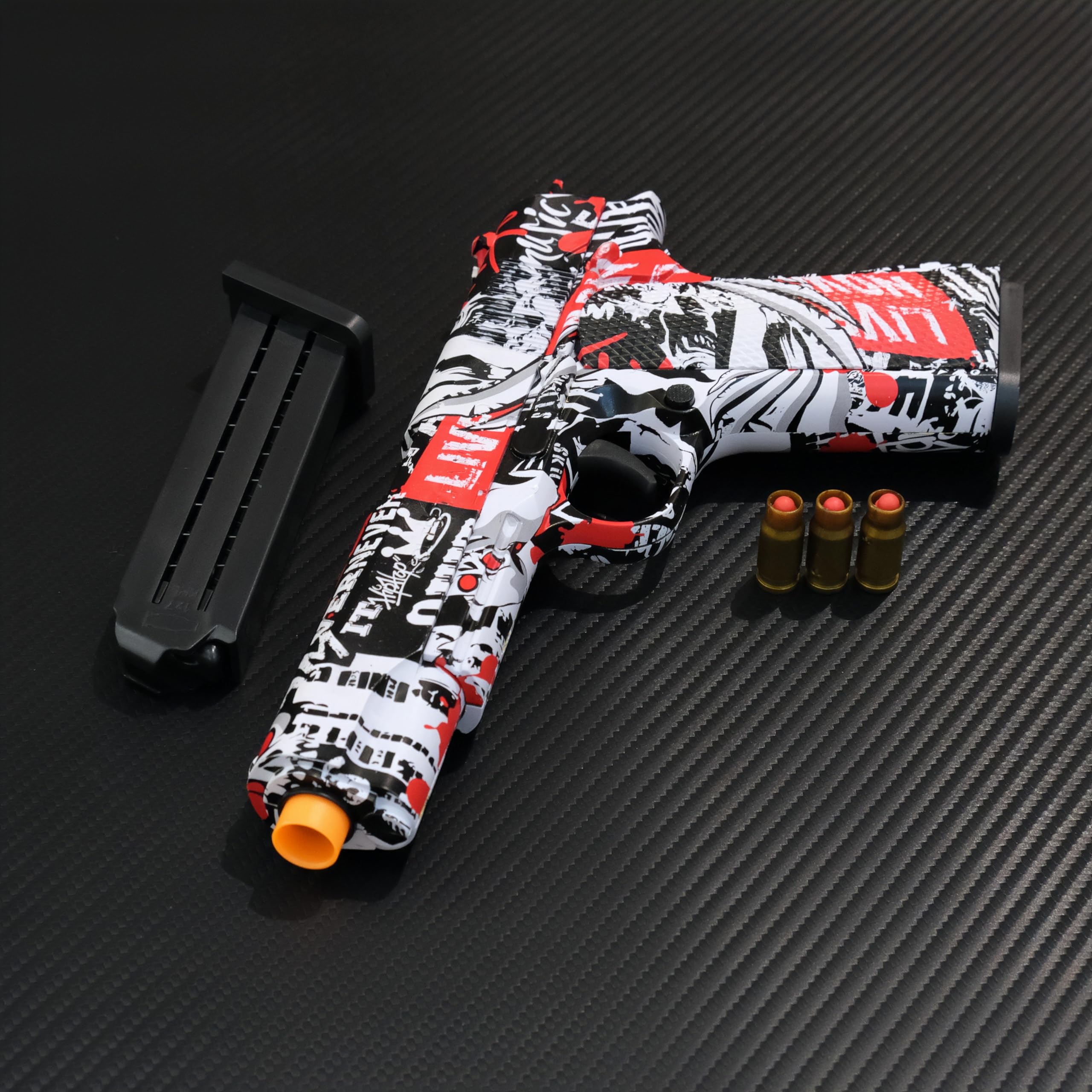 Toy Gun Soft Bullet Fake Gun New Upgraded Toy Pistol, Shooting Games ...