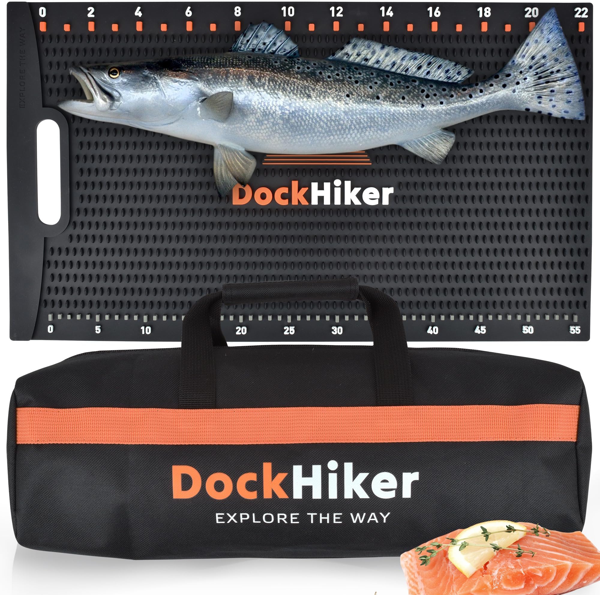 Amazon.com: Fish Fillet Mat, 32"x16" Large Nonslip Fish Cleaning Board ...