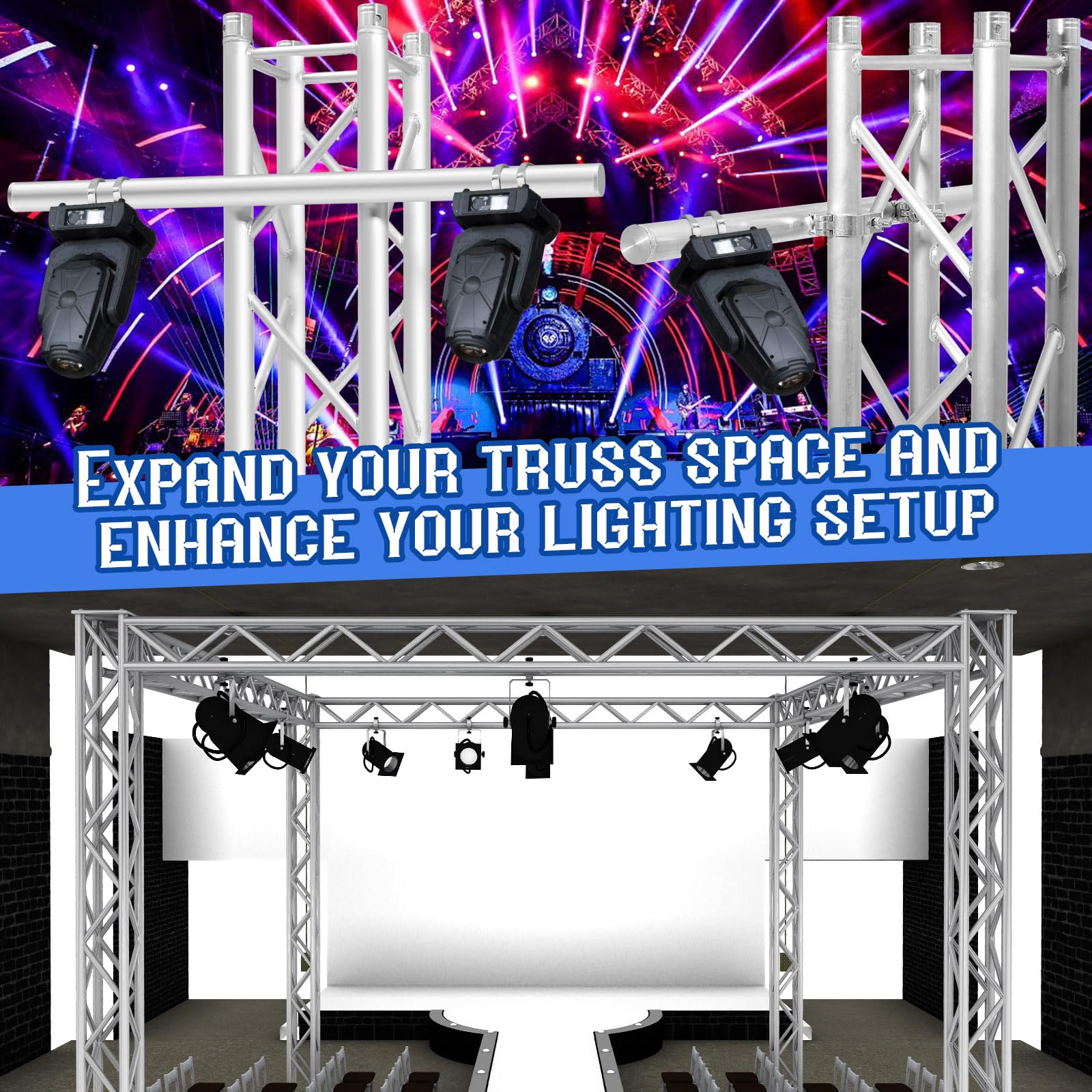 Snapklik.com : Yaocom 1 Pcs 40 Inch Aluminum Truss Mounting Pole ...