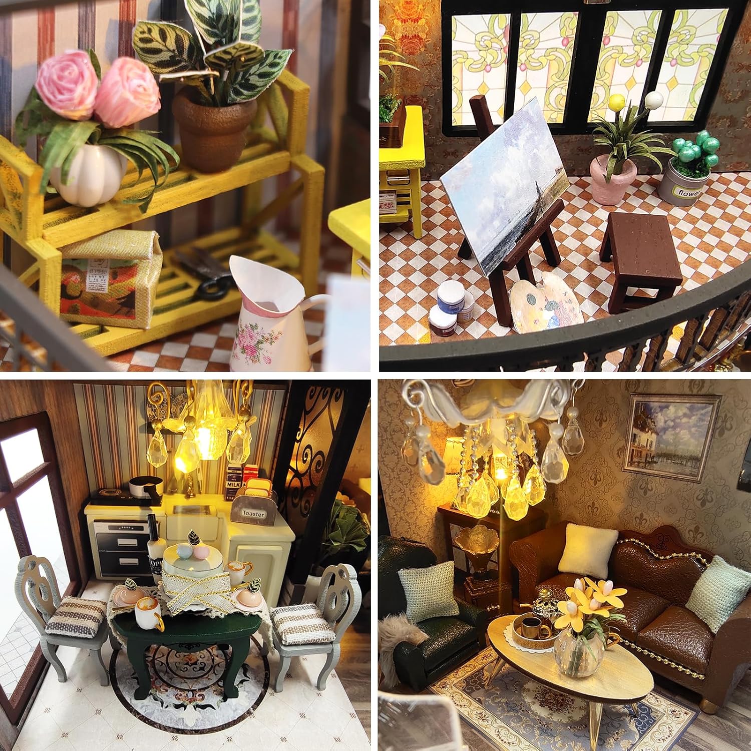 DIY Miniature Doll House Kit, Mini House Making Kit Philippines | Ubuy