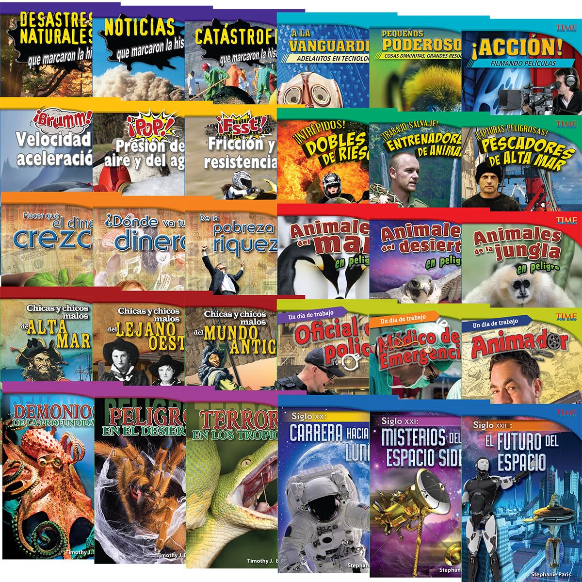 TIME FOR KIDS® Informational Text Grade 5 Spanish 30-Book Set: Multiple ...