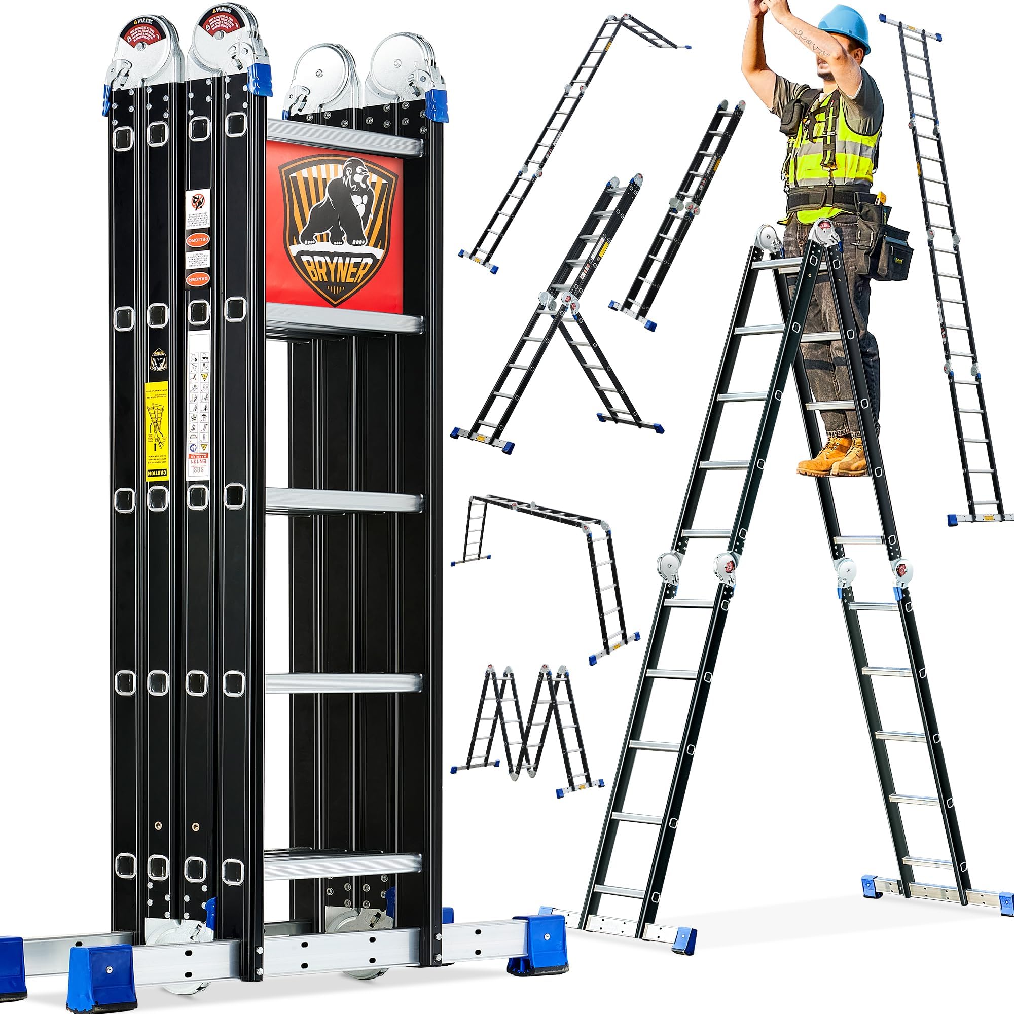 Little Giant Ladders, Epic, M26, 26 ft, Multi-Position Ladder, Aluminum ...