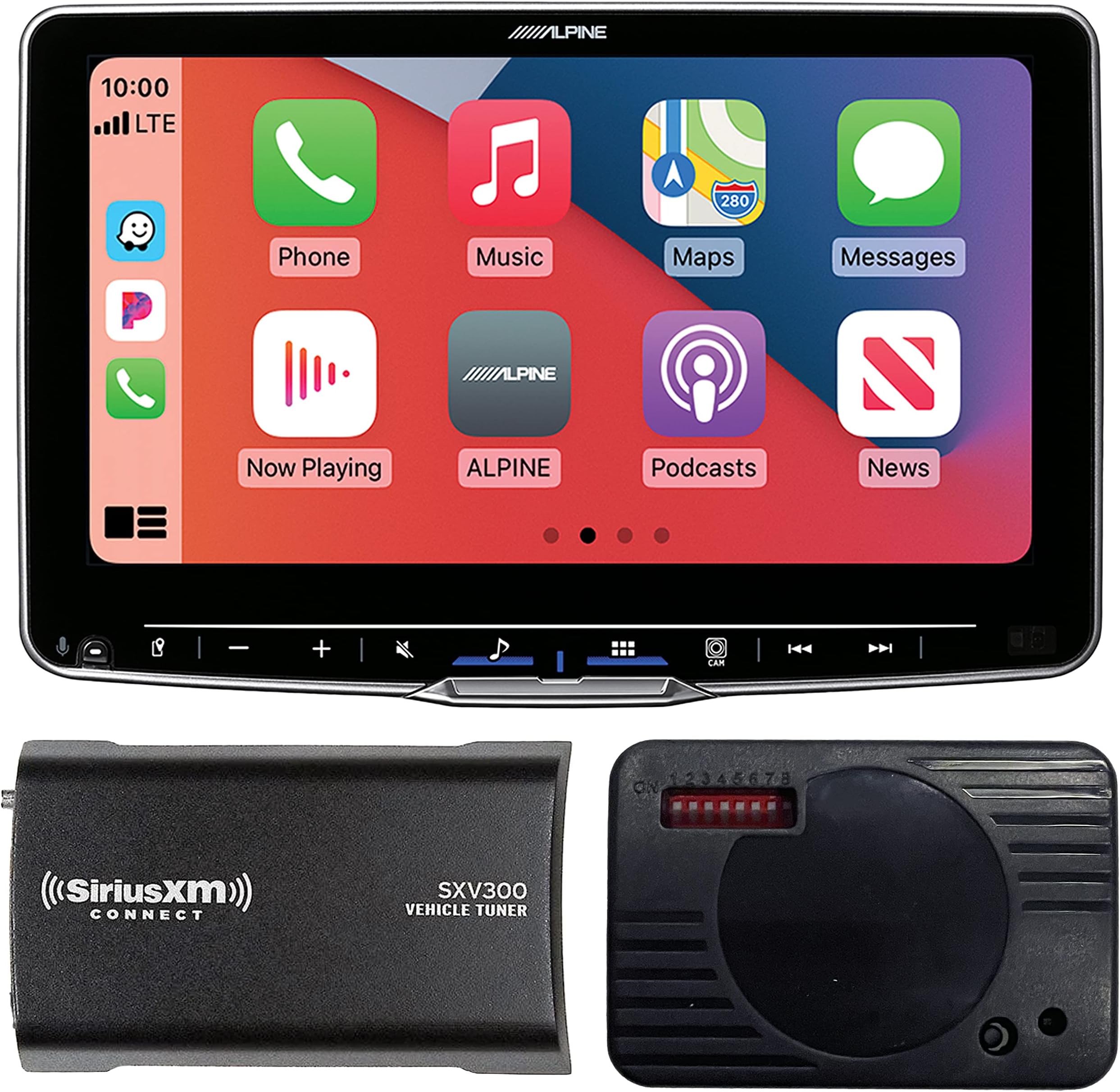 Amazon.com: Alpine iLX-F509, 9" Floating Screen Multimedia Receiver ...