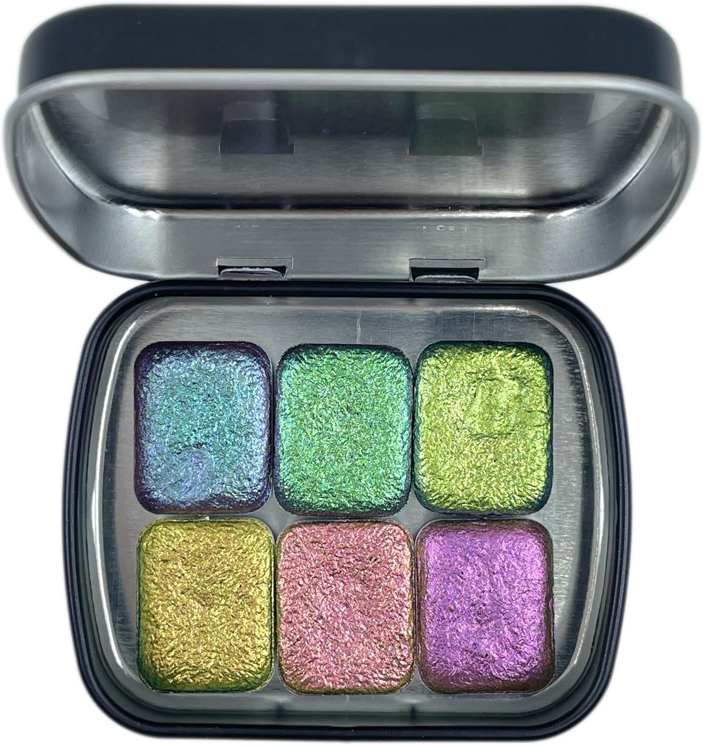 Amazon.com: IUILE Handmade Watercolor Paints - Pearl Quarter Pan Set (6 ...