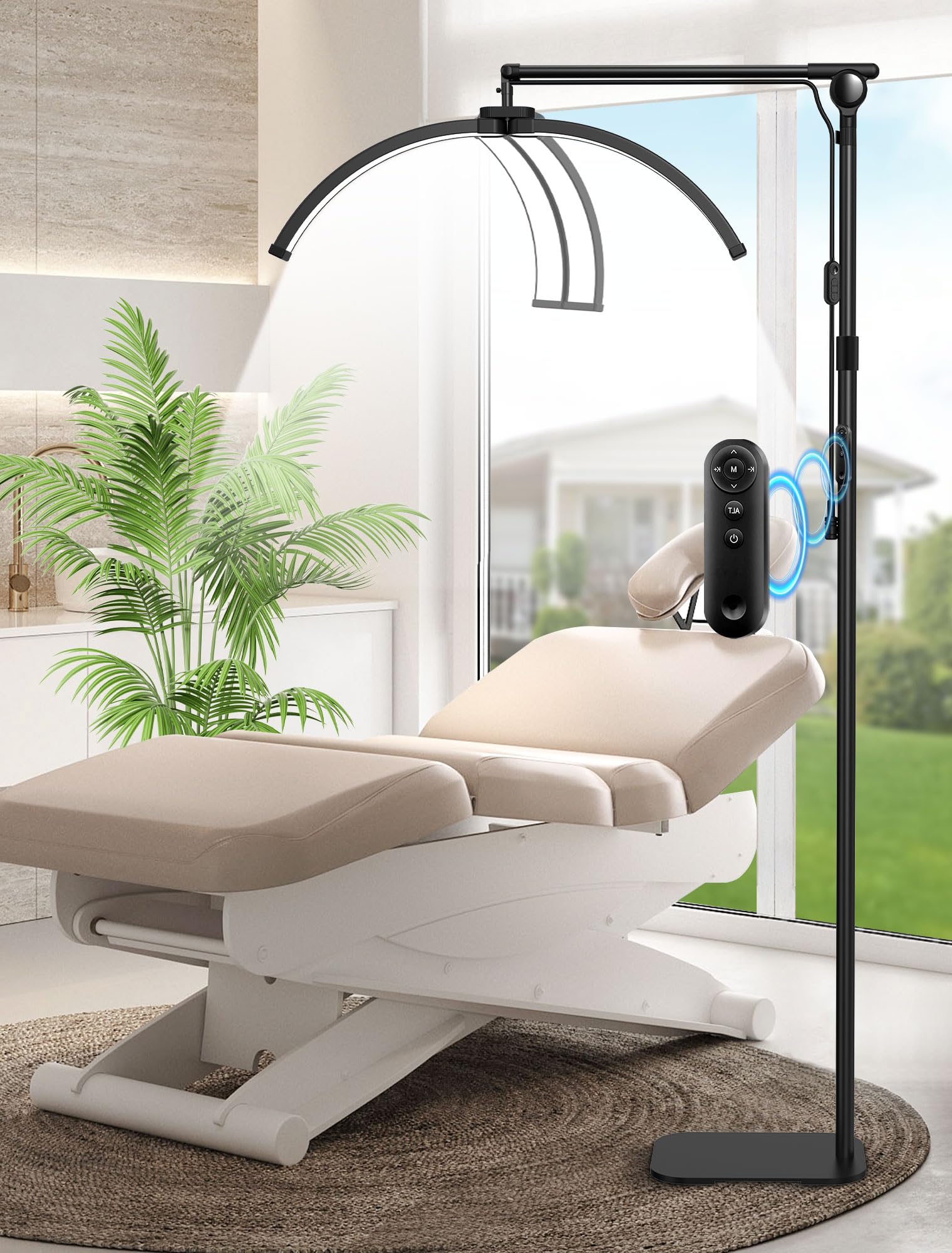 Lokshun 2024 Upgraded Lash Light for Eyelash Tech, Half Moon Light with ...