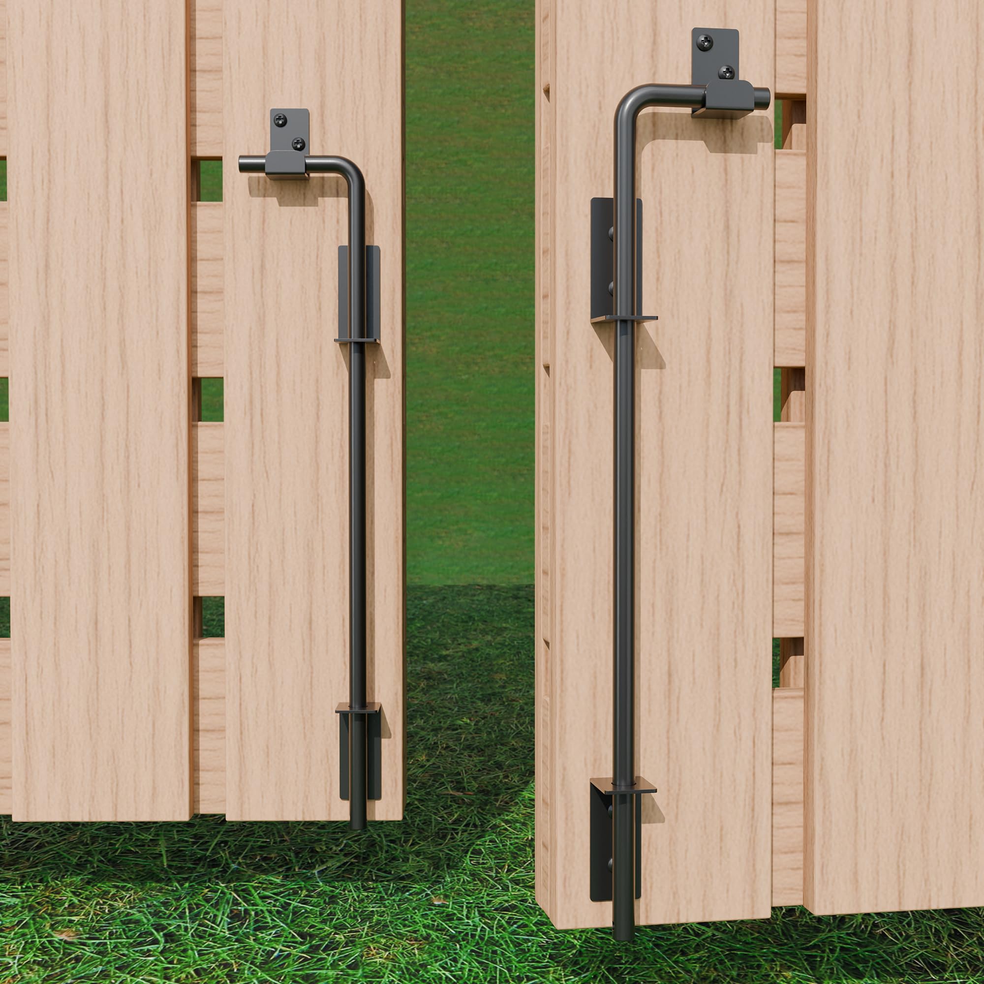 Amazon.com: DJSUNPACKING 18" Heavy Duty Cane Bolt Gate Drop Rod with ...