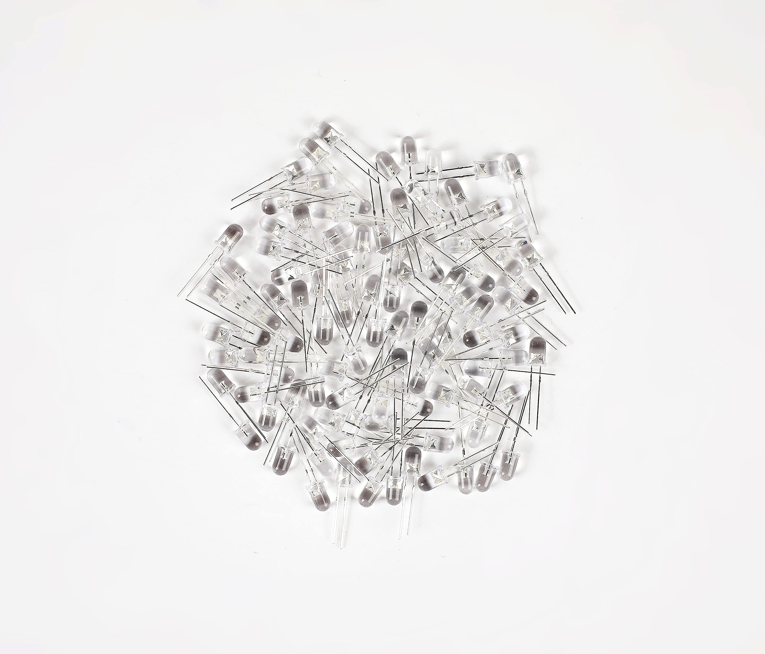 Snapklik.com : OWOFYDR 100 5mm White LED Diode Lamp