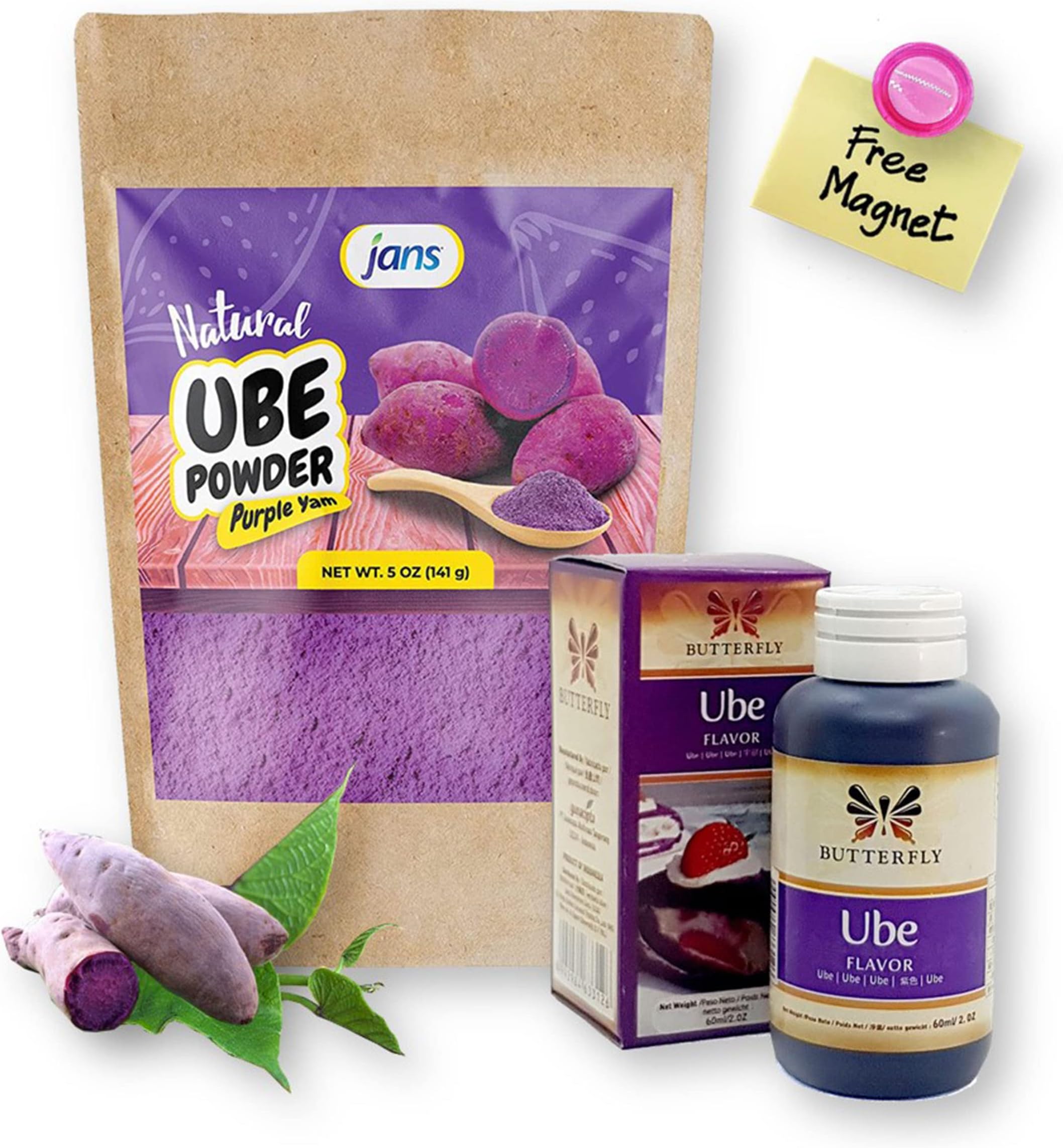 Amazon.com: Tasty Kitchen Combo Set Jans Ube Purple Yam Powder 5 oz ...