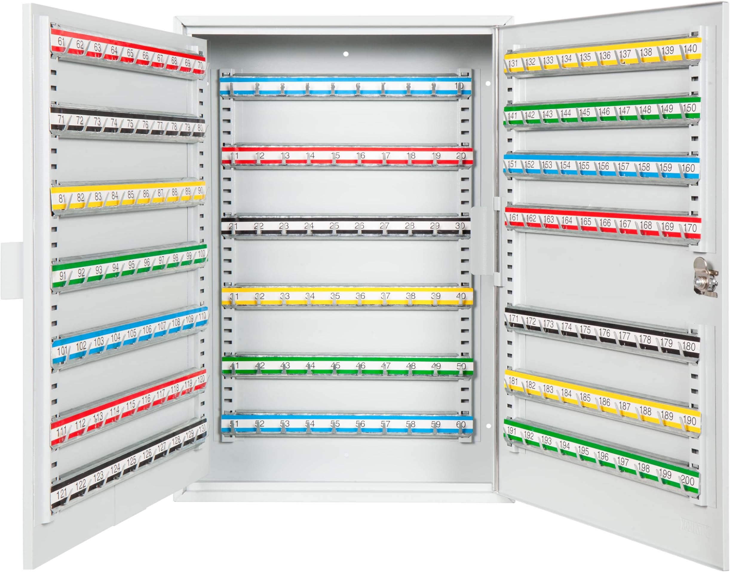 Amazon.com: BankSupplies STEELMASTER 200-Key Cabinet | Piano Hinged ...