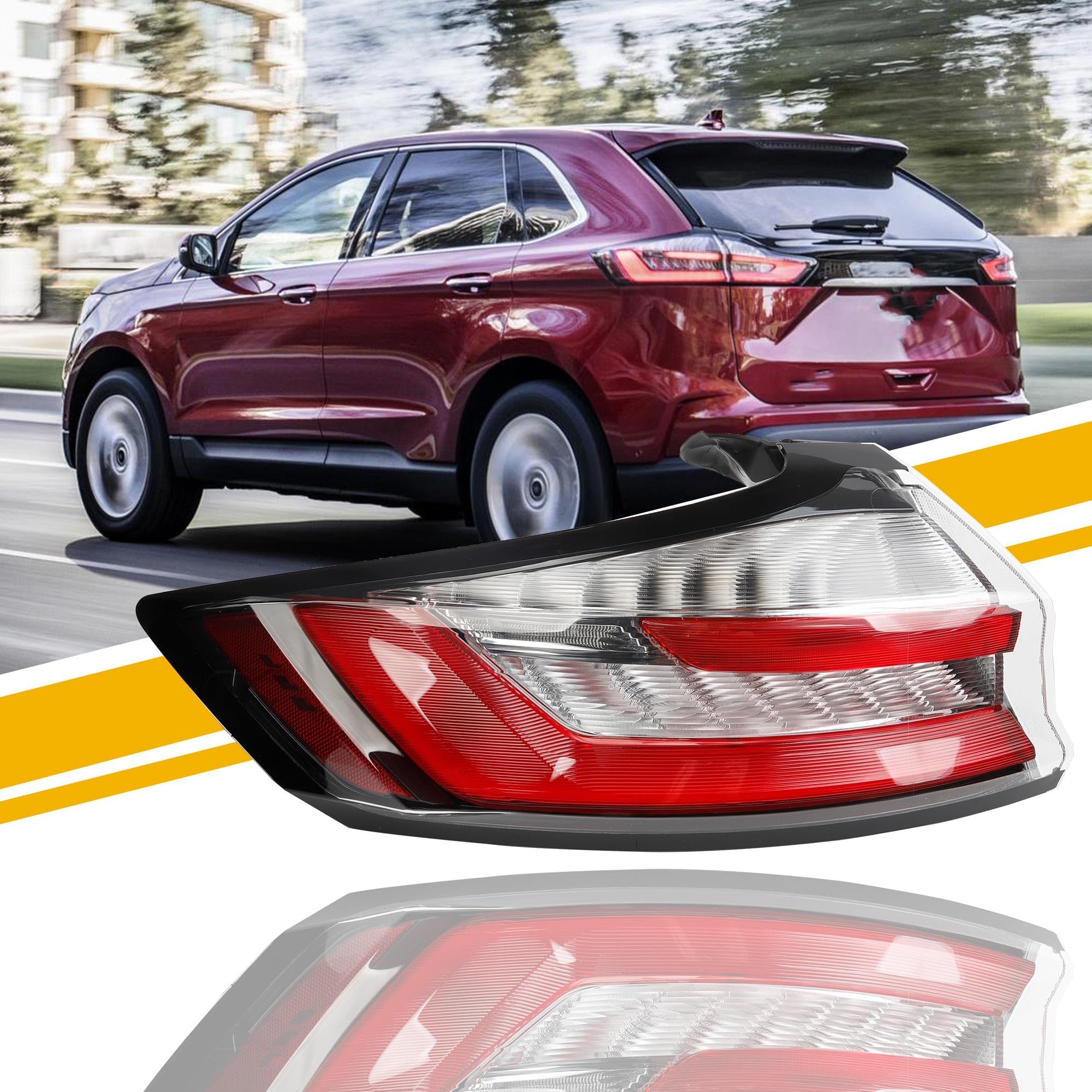 Dasbecan Tail Light Assembly Rear Lamp LED Type Compatible with 2019 ...