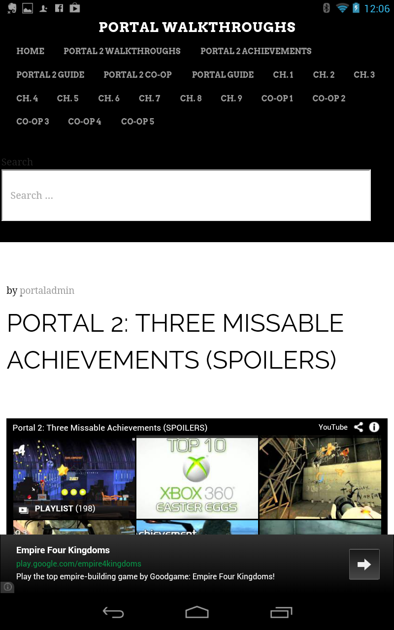 Portal Walkthroughs - App on the Amazon Appstore