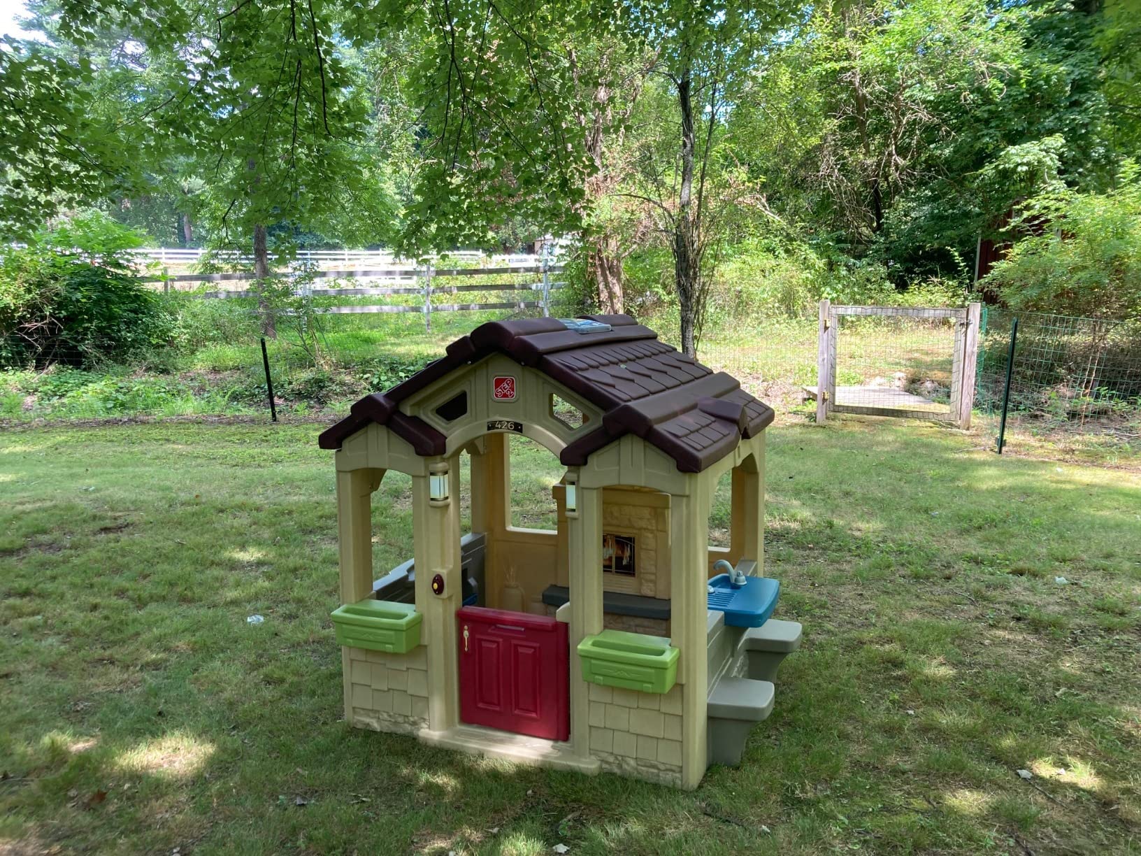 $14/mo - Finance Step2 Charming Cottage Kids Playhouse, Indoor and ...