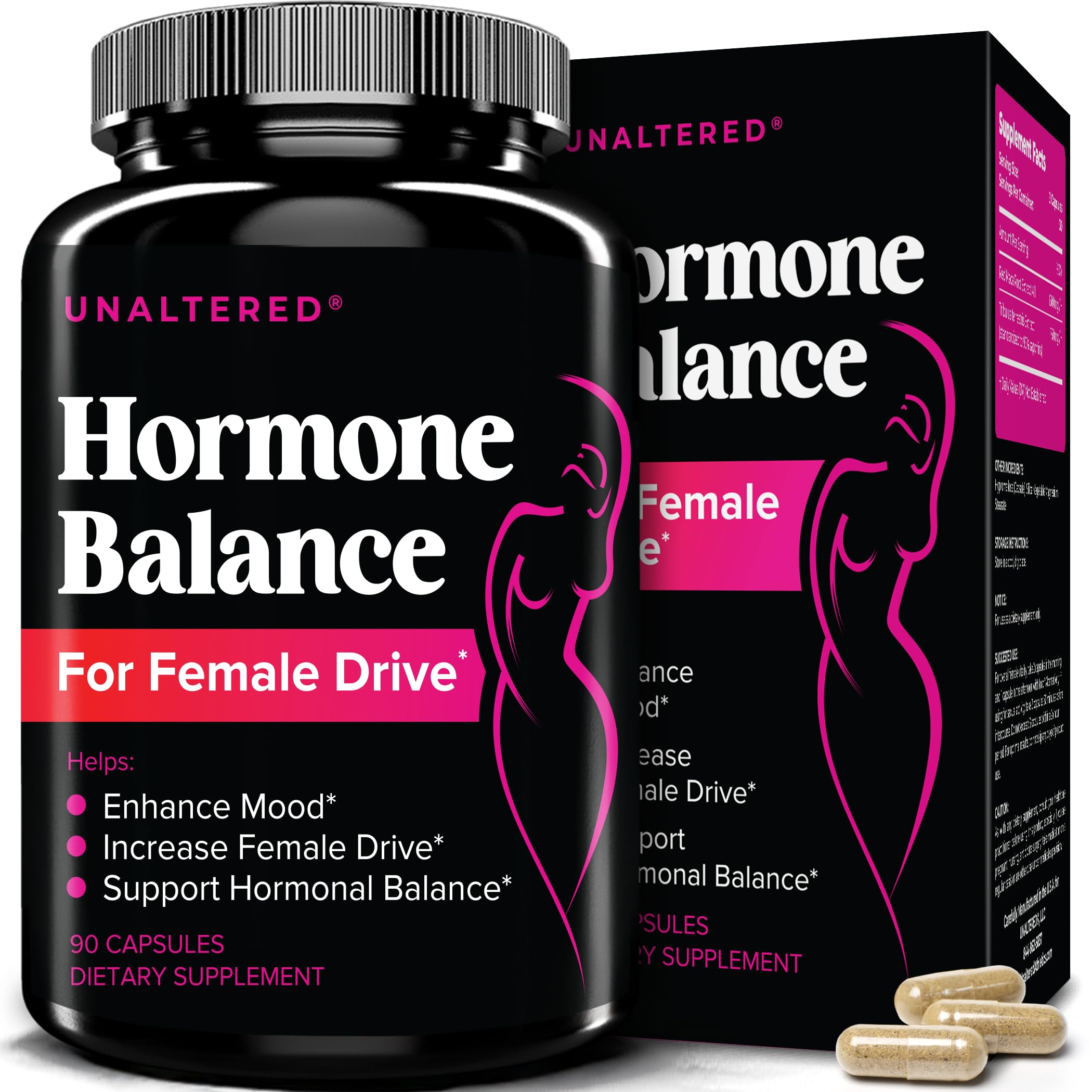 Amazon.com: UNALTERED Hormone Balance & Mood Support for Women ...