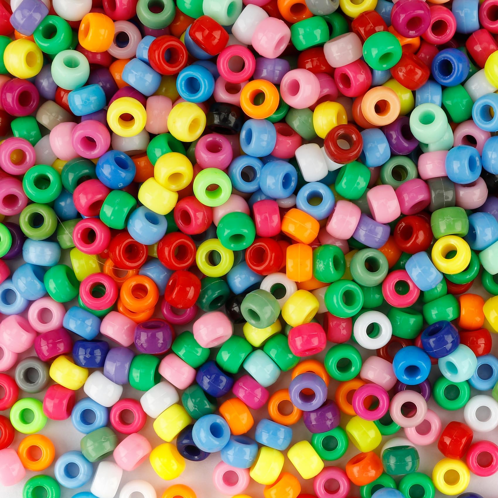 Amazon.com: 500pcs Pony Beads, Beads for Bracelets, Beads for Jewelry ...