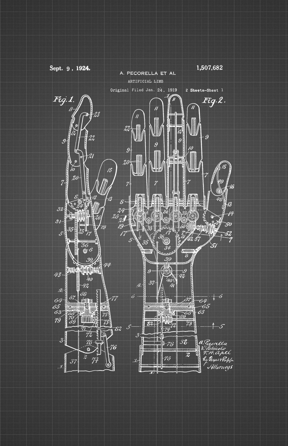 Framable Patent Art the Original Ready to Frame Décor Terminator ...