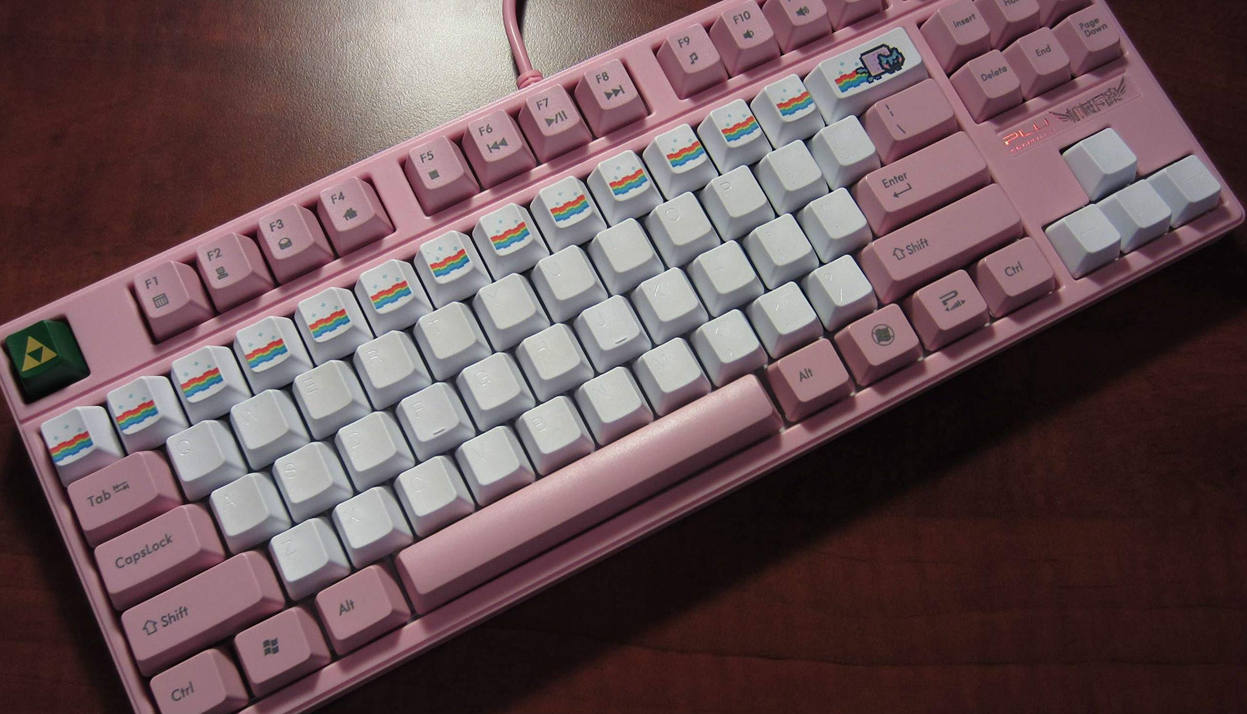 Buy Mugen Custom Nyan Cat 14pc Meme Sublimation Row 4 Keycaps Set for ...