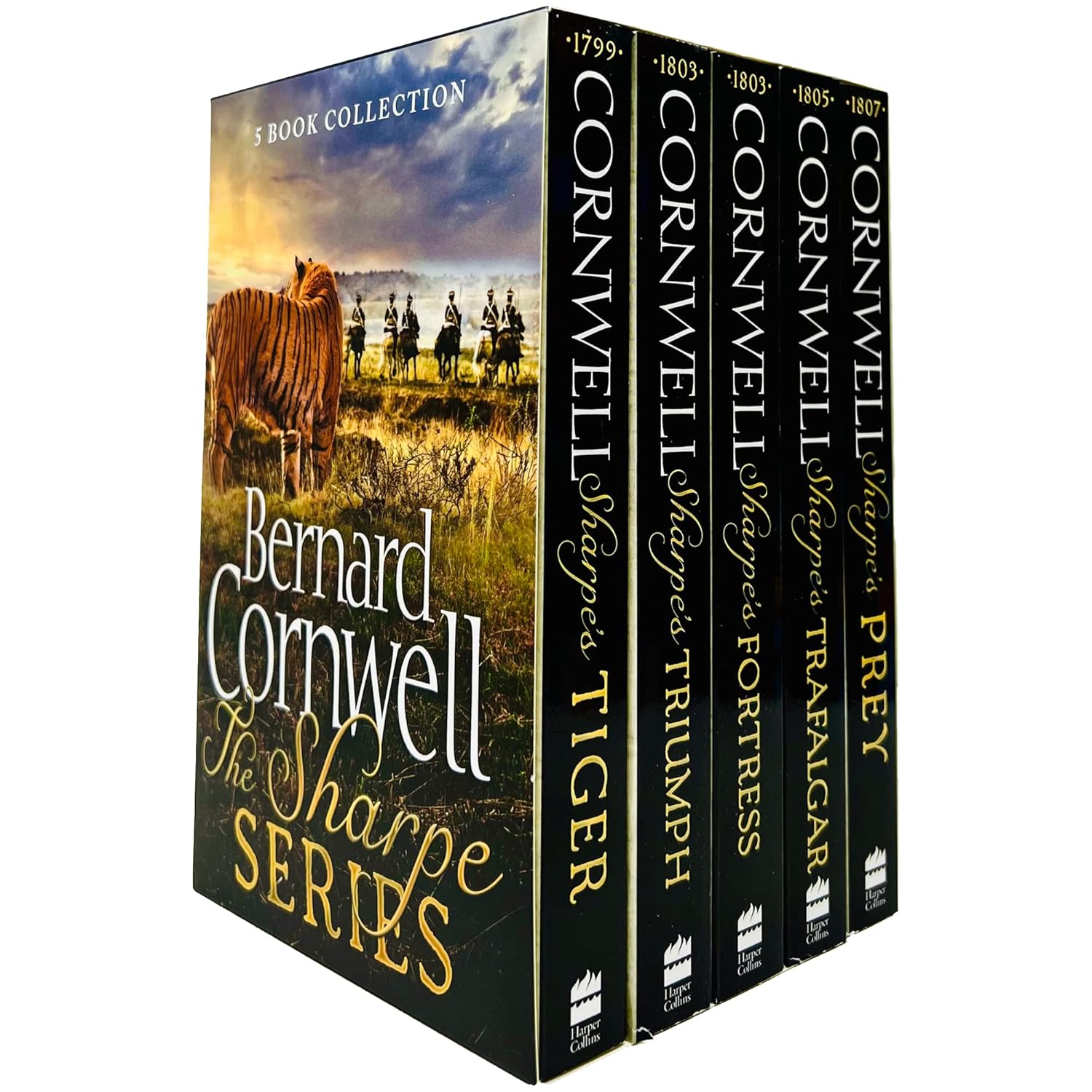 Sharpe Series Books 1 - 5 Collection Box Set by Bernard Cornwell ...