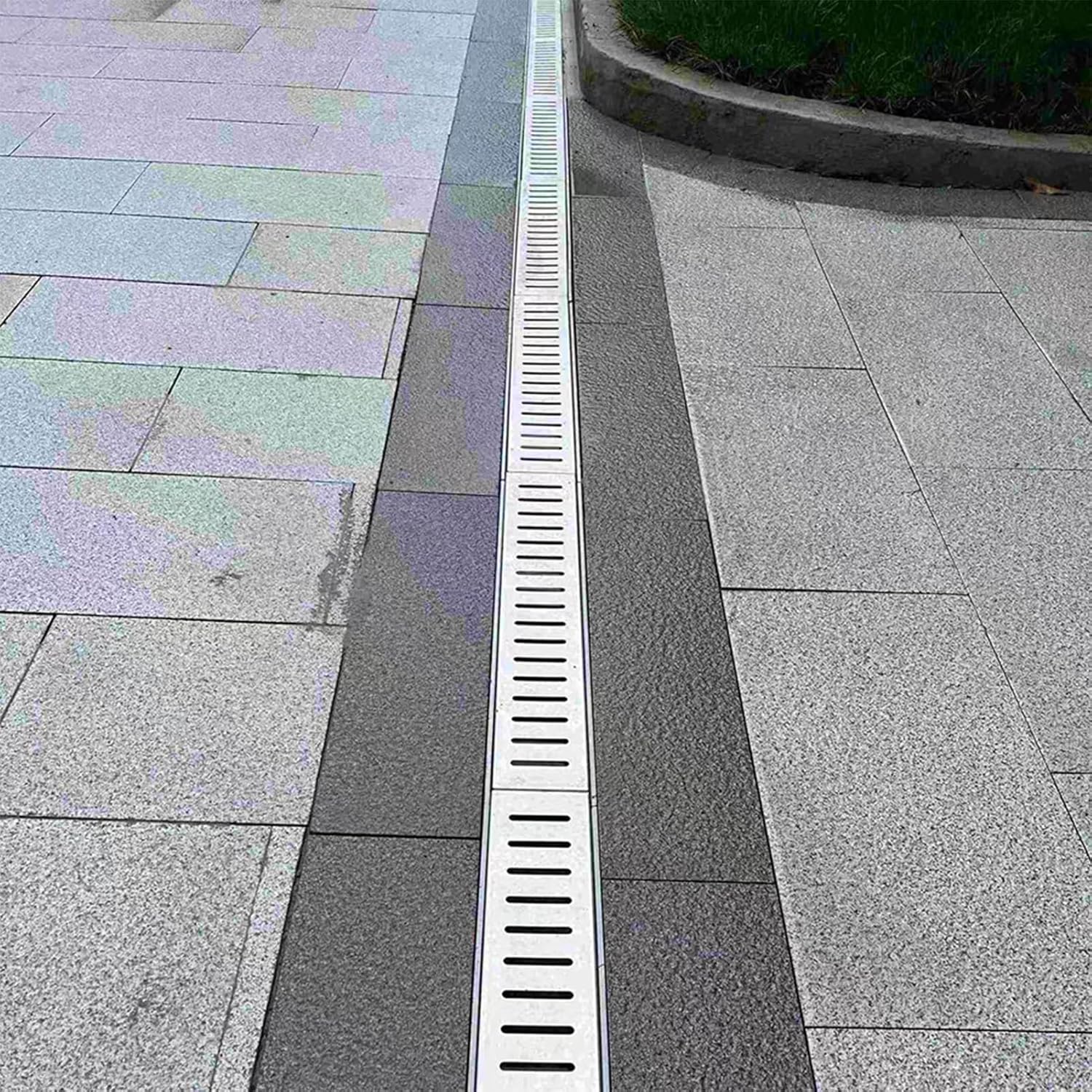 Trench Drain System For Yard Heavy Duty French Drain Kit, Storm Drain ...