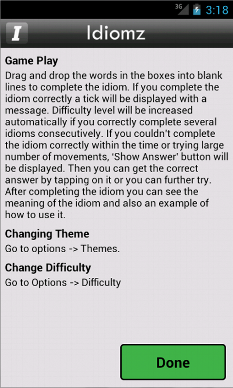 Word puzzle of idioms:Amazon.com:Appstore for Android