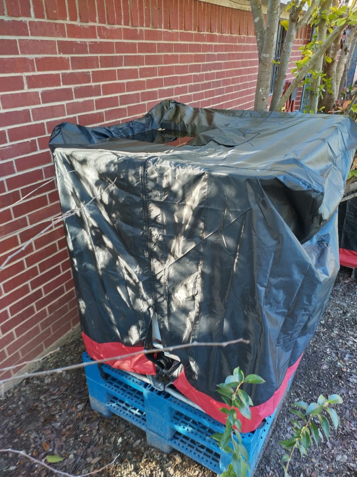 Amazon.com : MRWiZMS IBC Tote Cover for 275 Gallon (1000L),600D Heavy ...