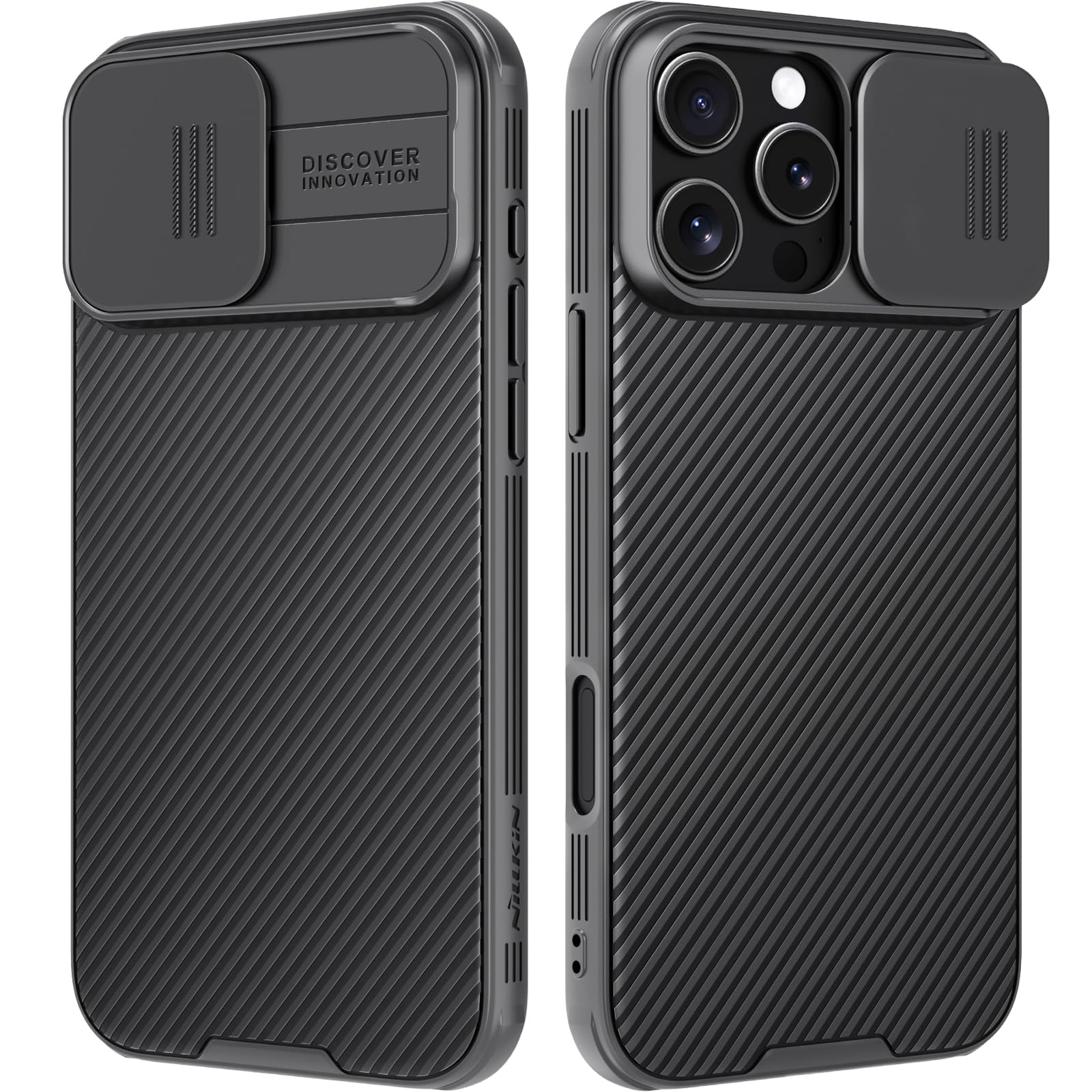 Amazon.com: Nillkin for iPhone 16 Pro Max Case with Slide Camera Cover ...