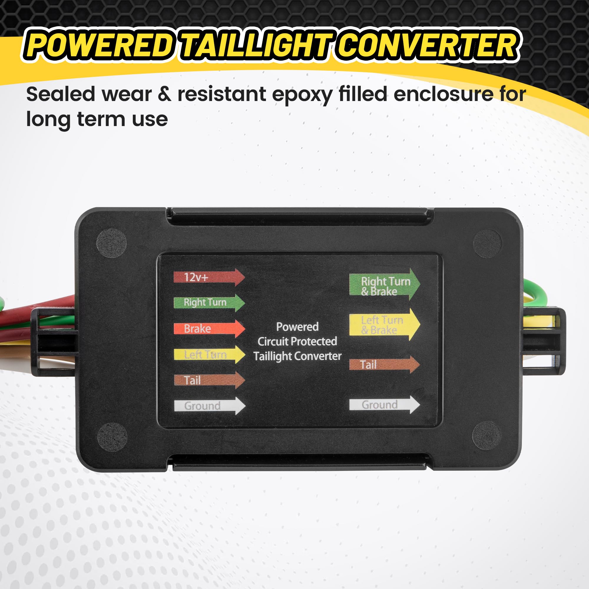 Oyviny Custom 4-Way Trailer Wiring Harness W/Powered Converter 56217 ...