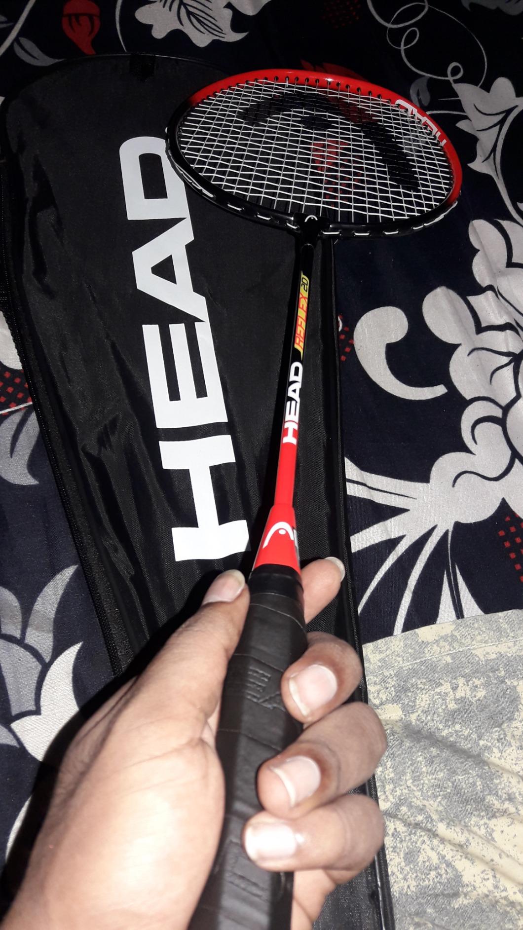 HEAD Reflex 20 T-Joint Aluminium Badminton Racquet, Colour - Dark-Grey ...