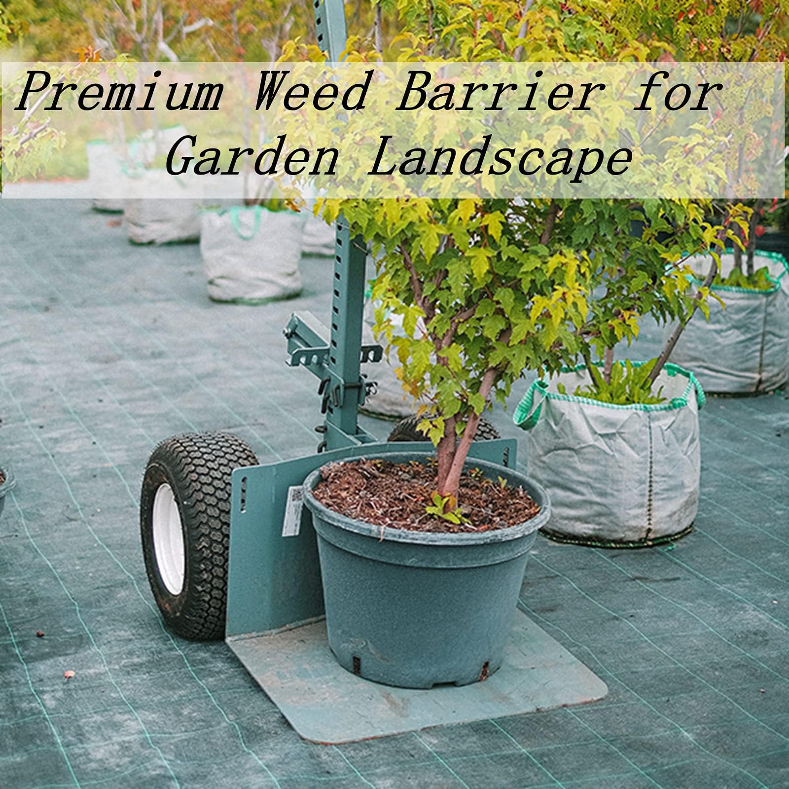 Snapklik.com : HOOPLE PP Premium Garden Weed Barrier Landscape Fabric ...