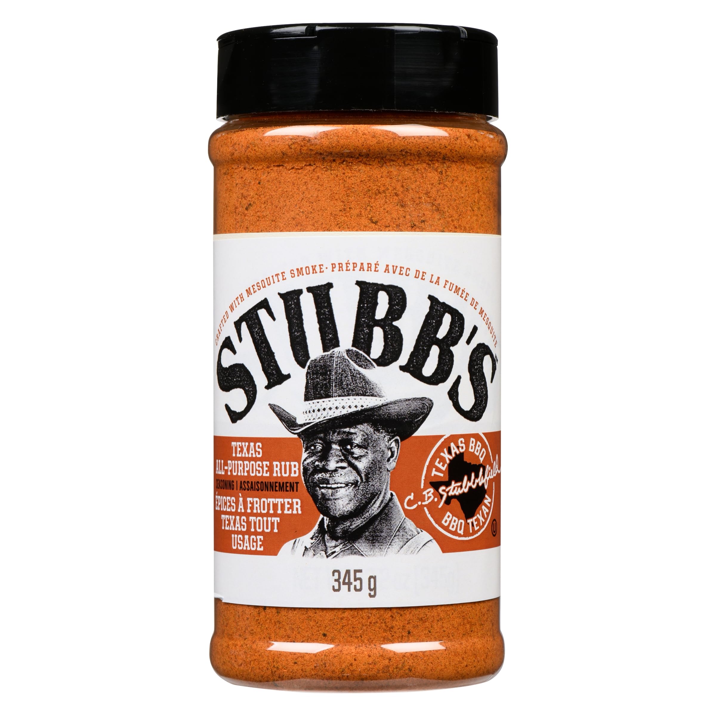 Stubb's Texas All-Purpose Rub Seasoning, Crafted with Mesquite Smoke ...