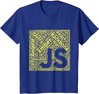 Amazon.com: JavaScript Shirt | Original JS Framework Cloud Yellow ...
