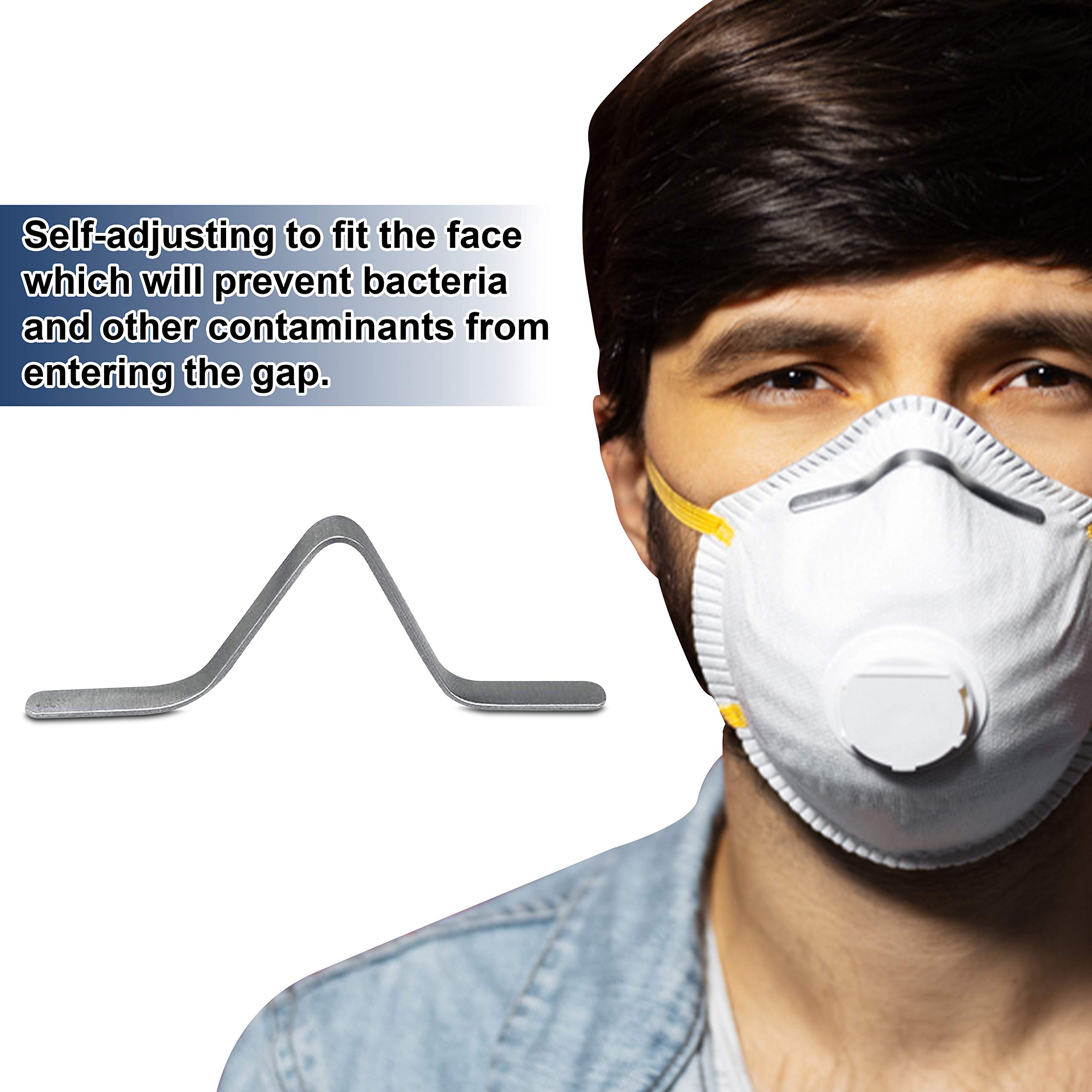 Mask Sewing Accessories 100pcs Mask Nose Wire Strips - Adhesive ...