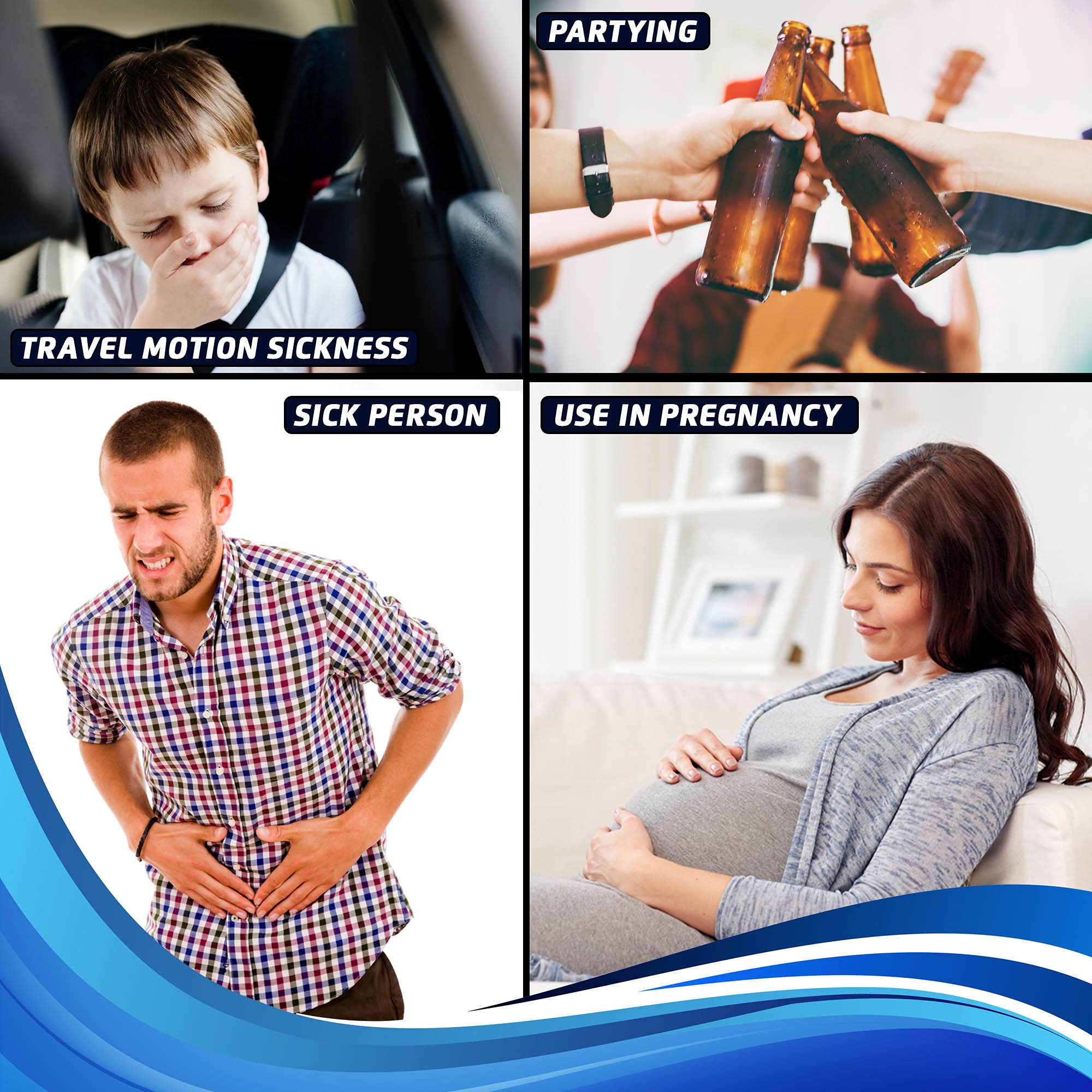 Snapklik.com : Vomit Bags 60 Pack 1000 Ml, Non-Transparent Disposable ...