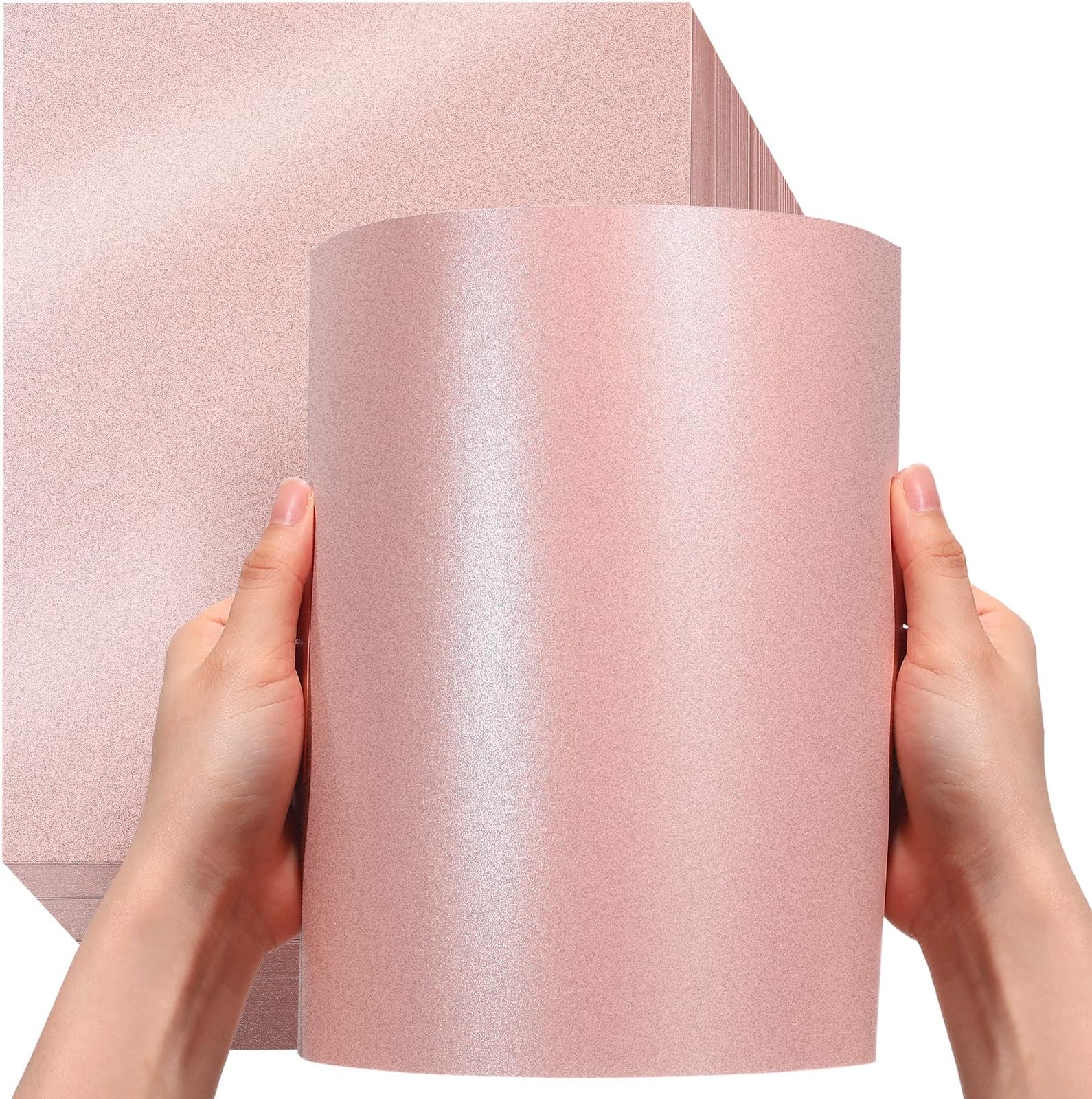 Amazon.com: 250 Sheets 8.5 x 11 Inch Metallic Paper Shimmer Card Stock ...
