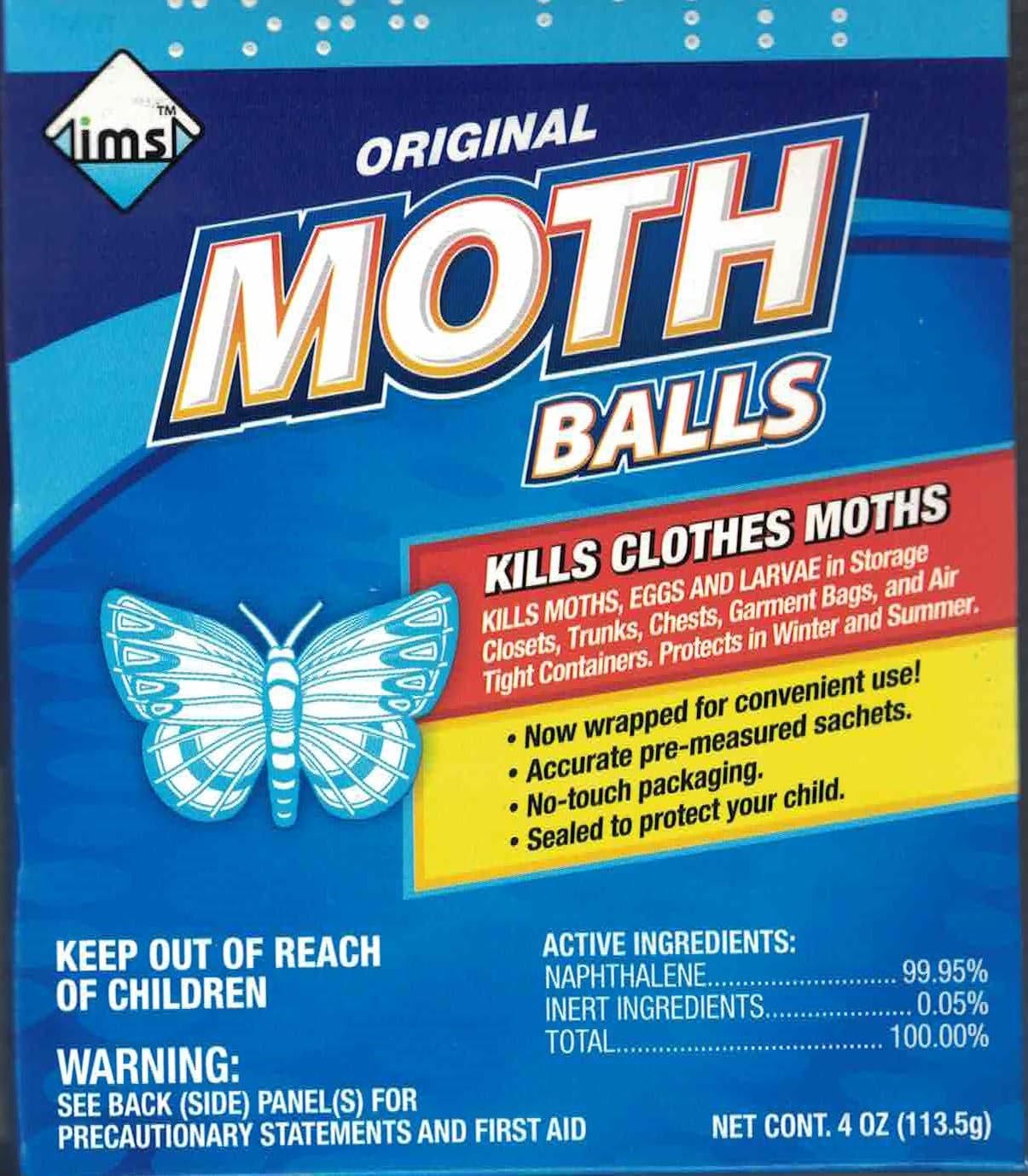 Amazon.com: 24 Pk, Original Moth Balls, 4 oz Each : Home & Kitchen