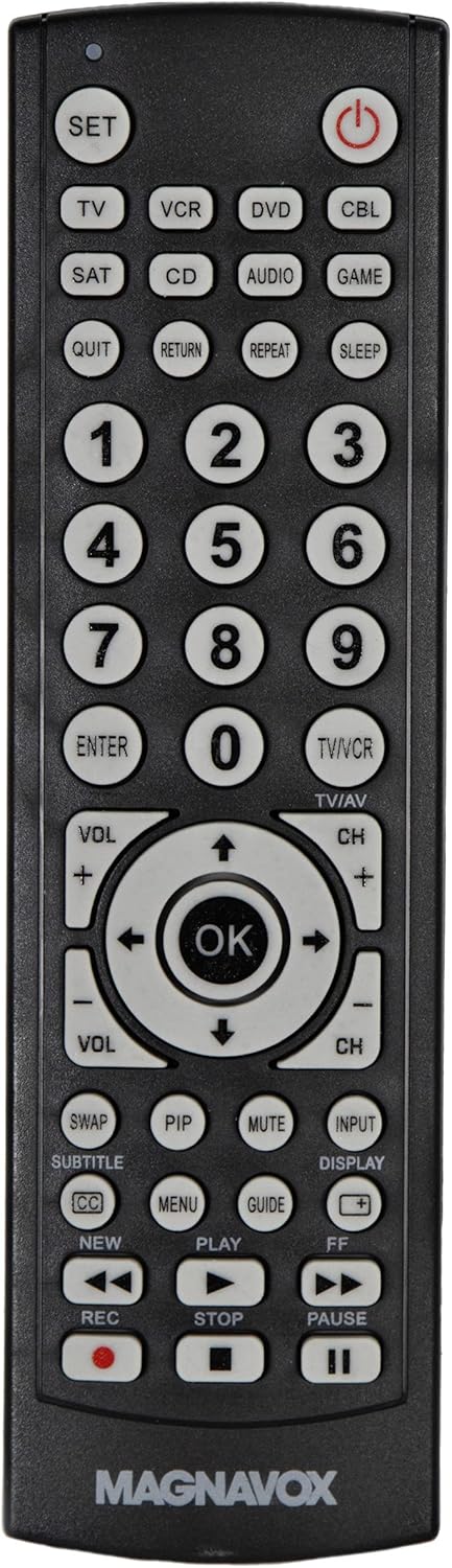 Amazon.com: Magnavox MC348 8-in-1 Universal Remote Control; Operate Up ...