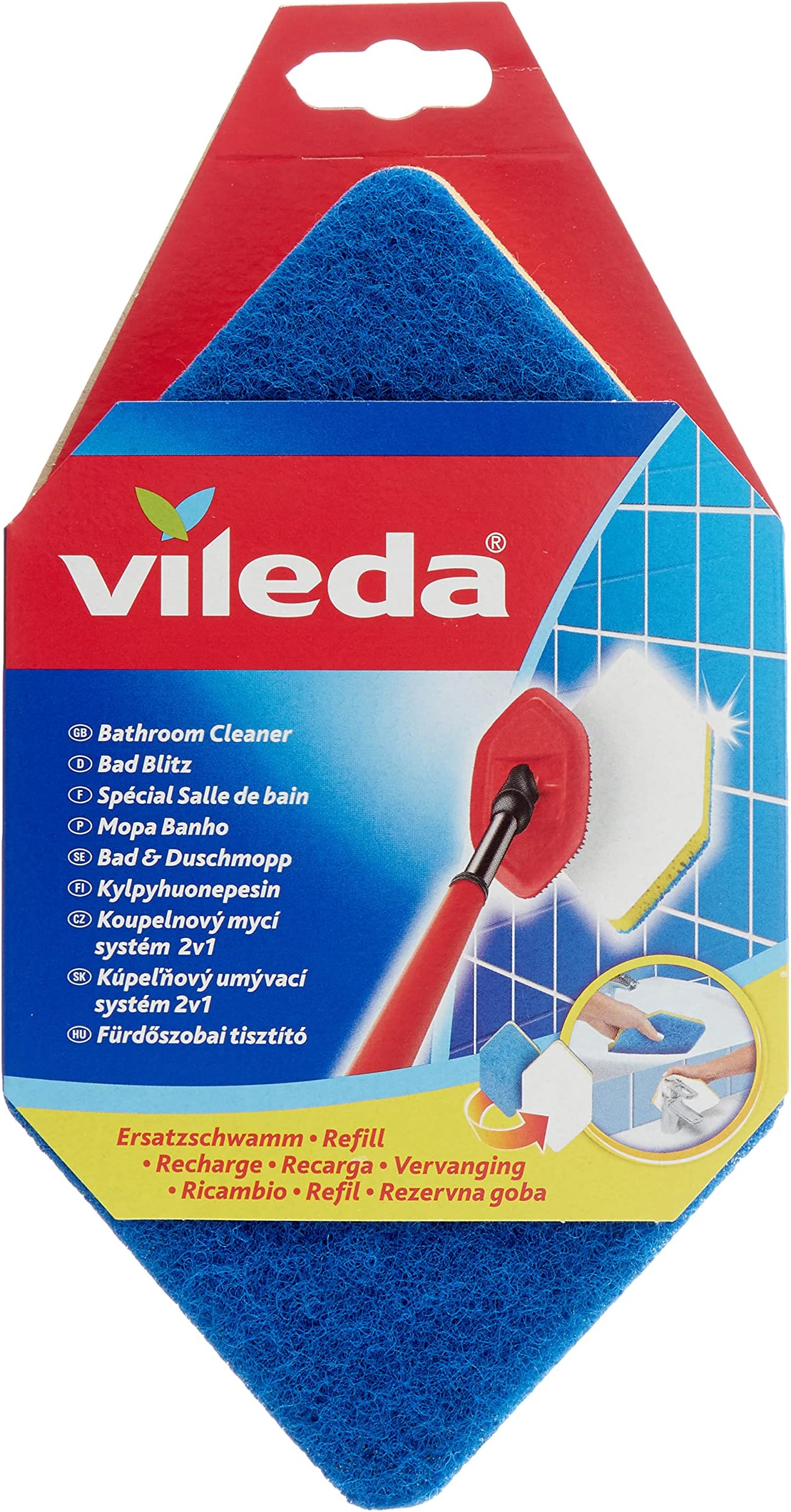 Vileda VIL128297 Bath Magic Mop Refill : N: Amazon.co.uk: Grocery