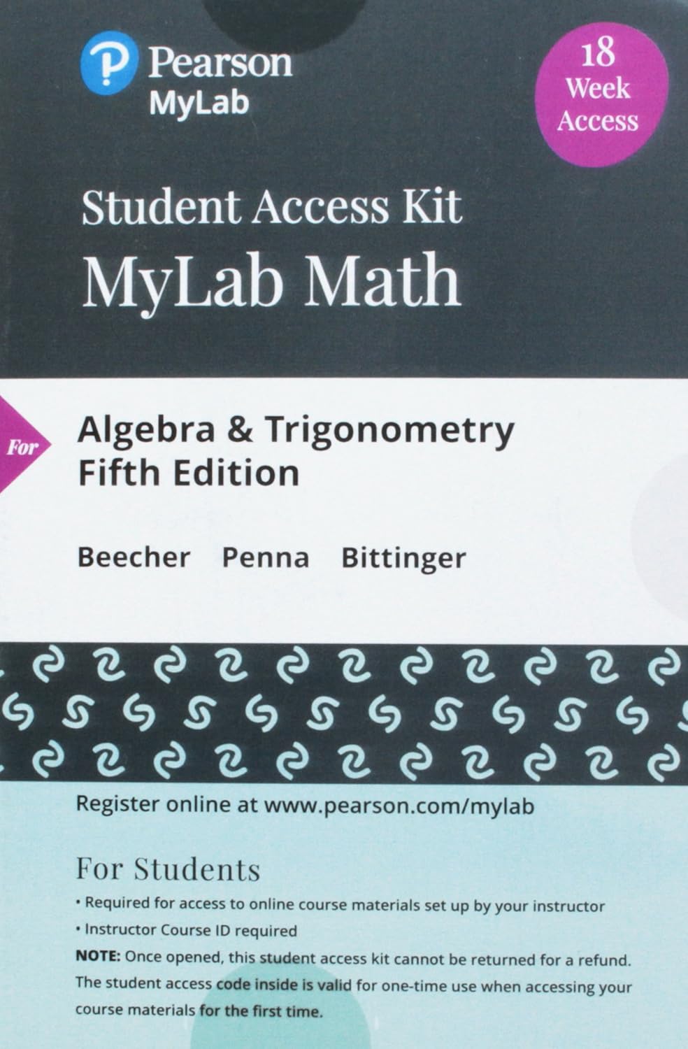 MyLab Math with Pearson eText - Student Access Card - for Algebra and ...