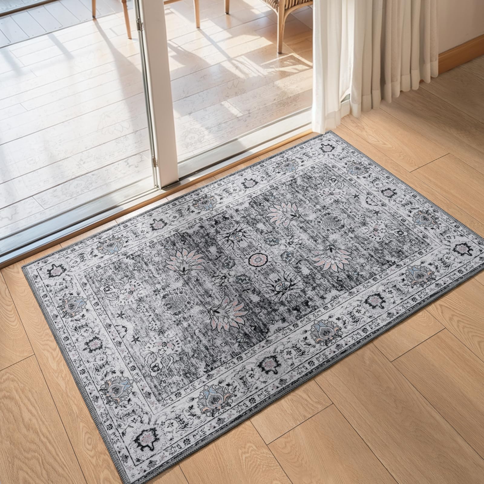 Amazon.com: Indoor Entrance Door Mat Small Area Rug 2x3 Washable Rug ...