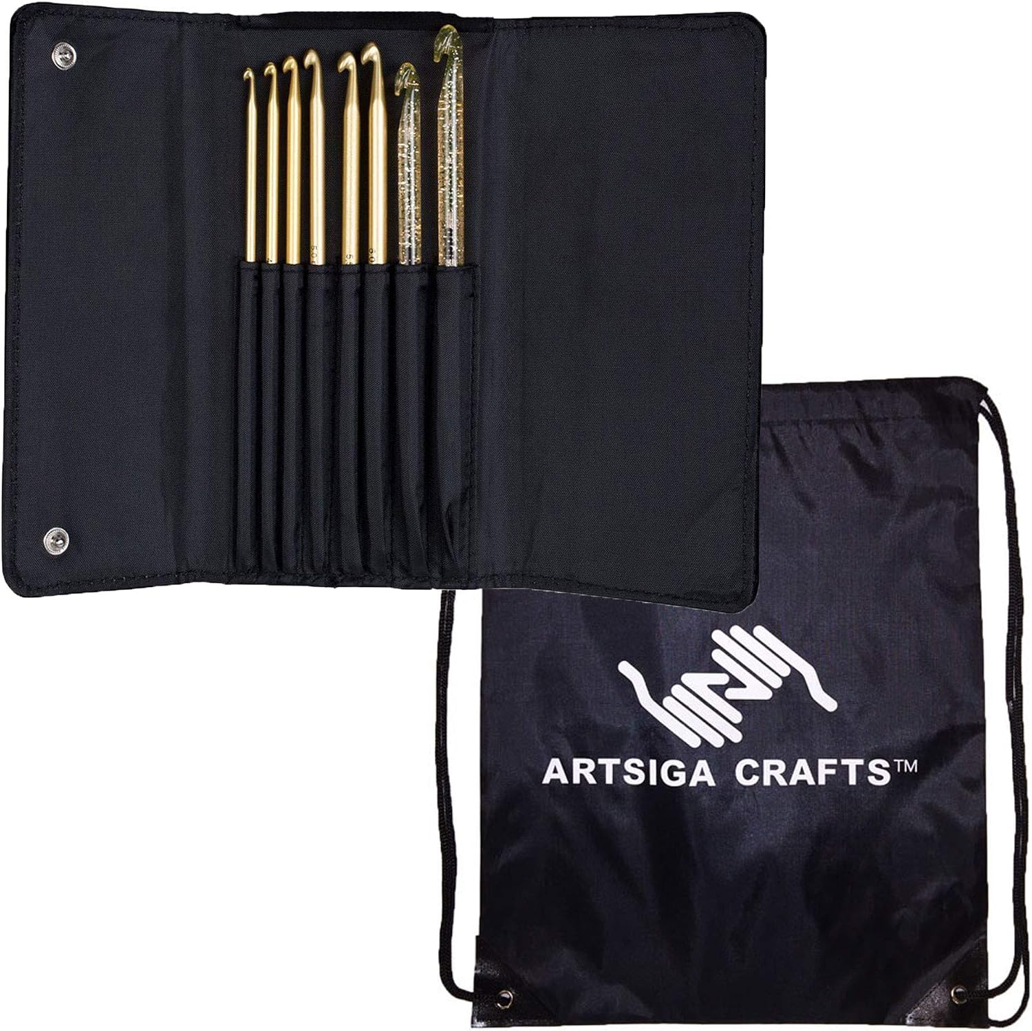 Amazon.com: addi Click Crochet Hook 6.5-Inch Interchangeable Aluminum ...