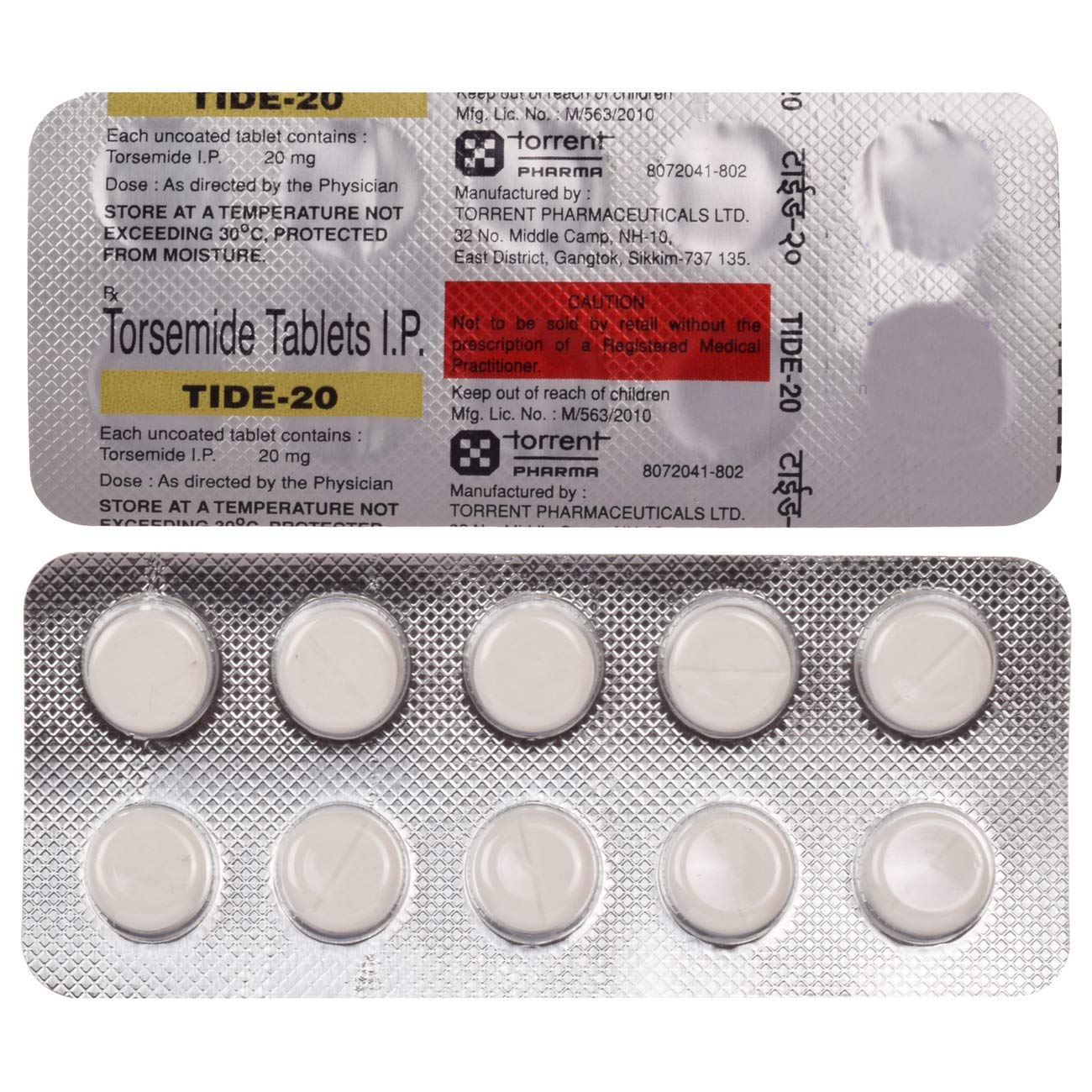 Tide-20 - Strip of 10 Tablets : Amazon.in: Health & Personal Care