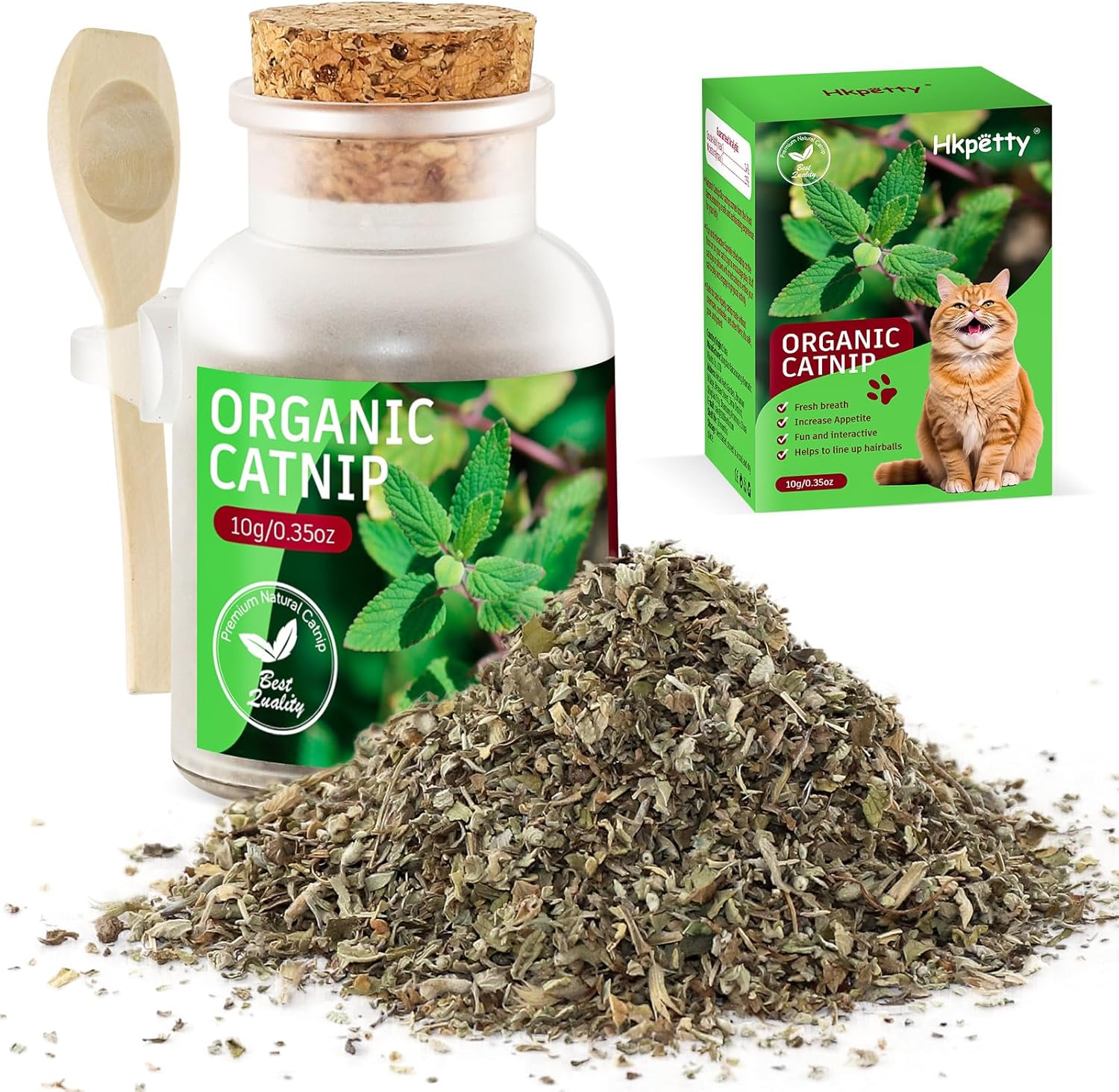 Natural Catnip for Cats,1.05 oz Cat Premium Organic Catnip,Safe & Non-Addictive Catnip Treats ...