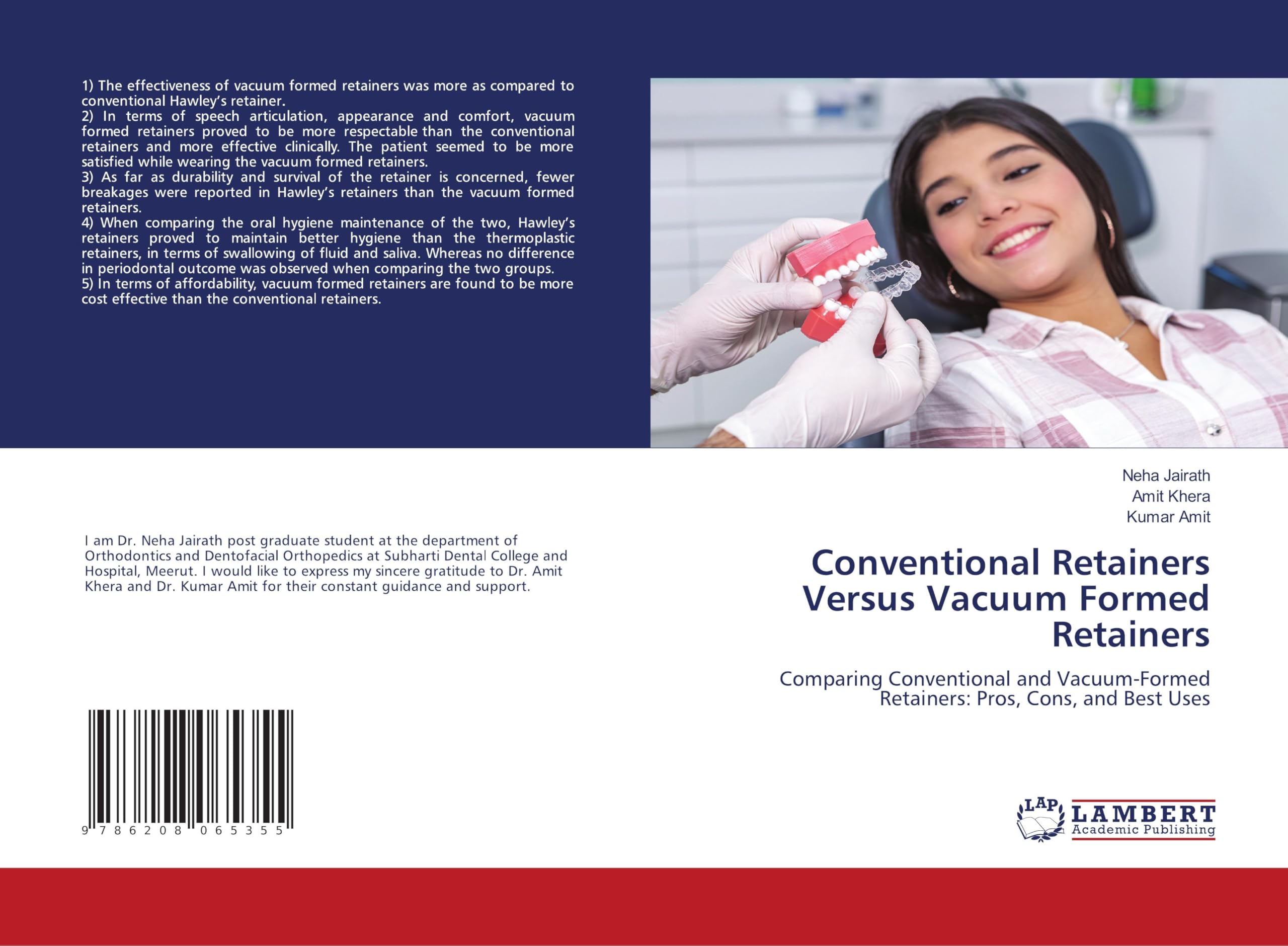 Buy Conventional Retainers Versus Vacuum Formed Retainers Book Online ...